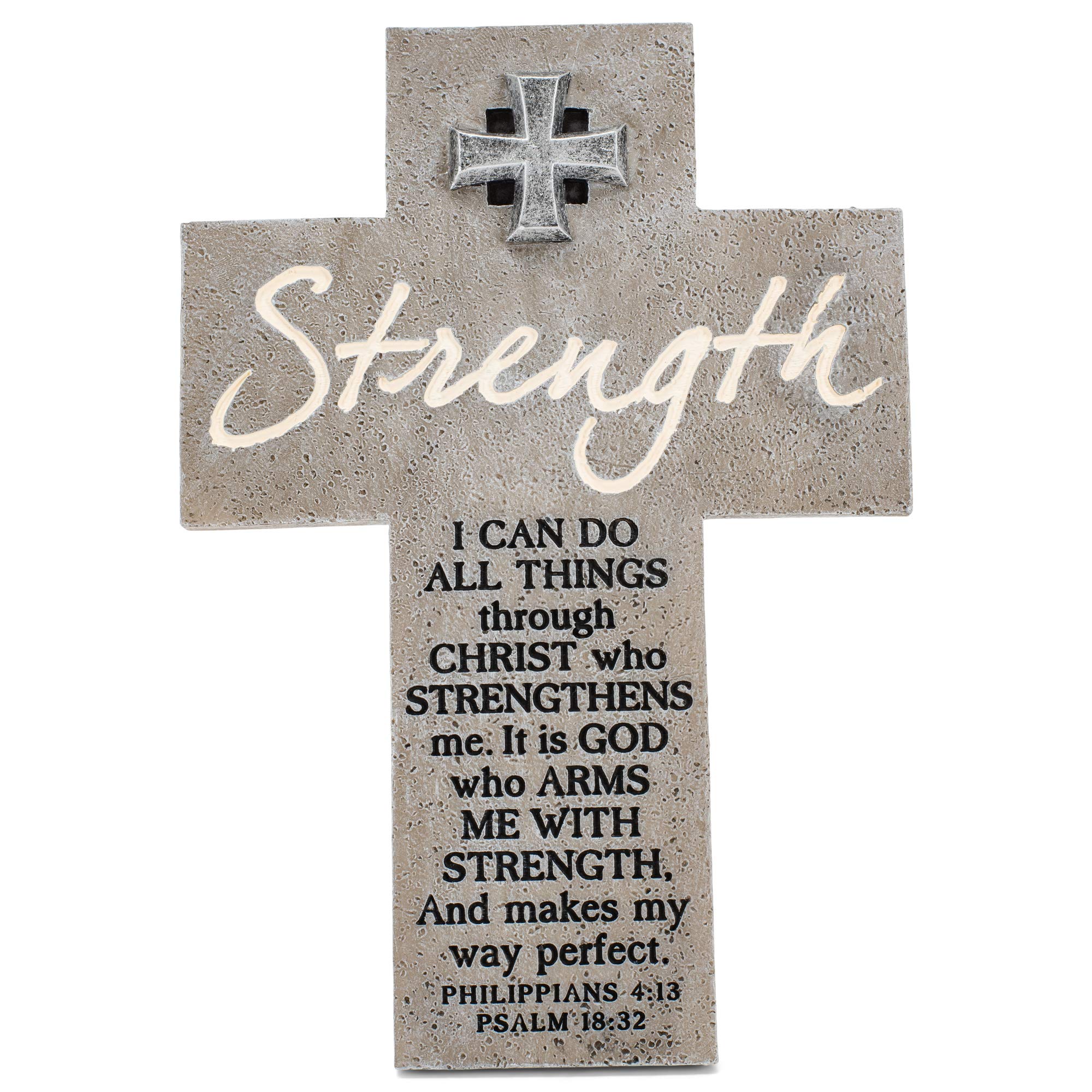 Amazon.com: Lighthouse Christian Products Christ Strengthens Marbled ...