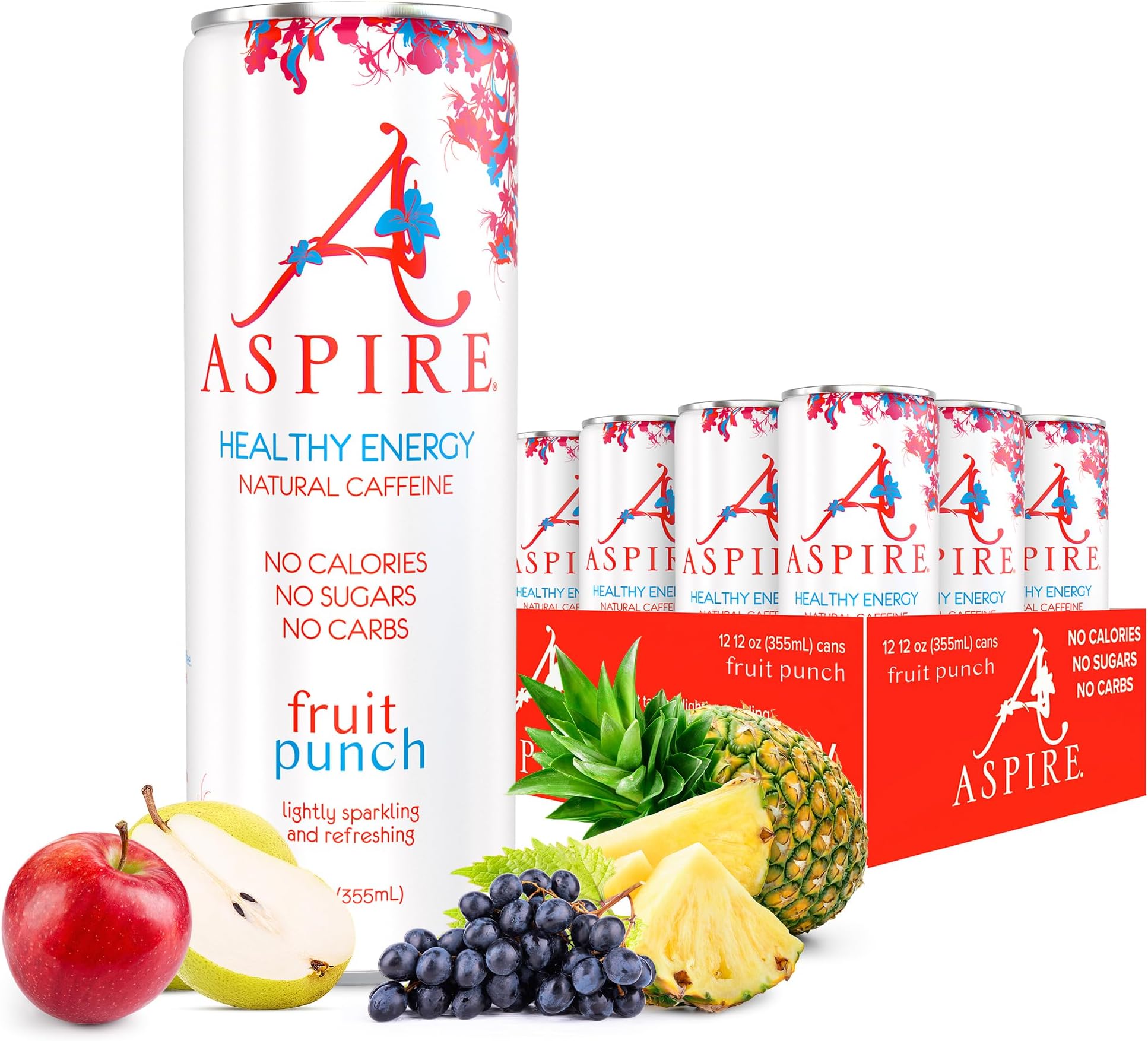 Amazon.com : Aspire Healthy Energy Drink 12 Piece Variety Pack ...