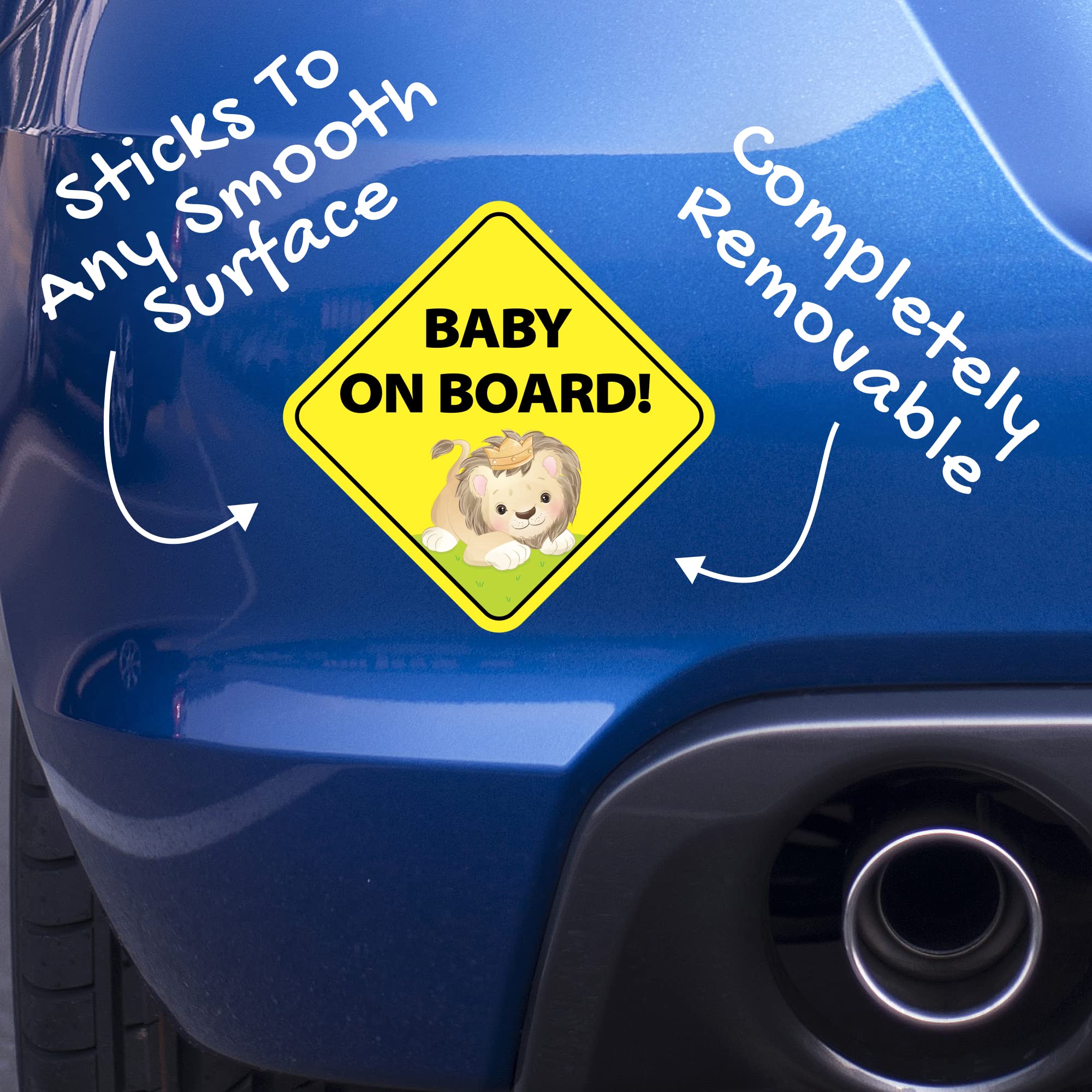 Snapklik.com : Stickios Baby On Board Sticker For Cars - Sticks ...