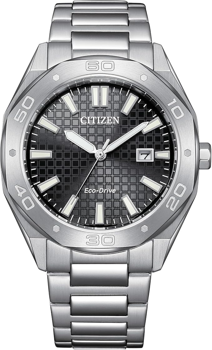 Amazon.com: Citizen Men's Eco-Drive Sport Casual Odyn Watch, Stainless ...