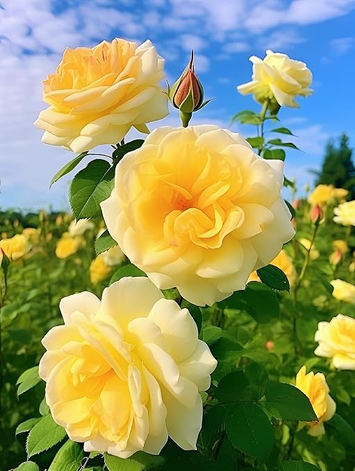 Amazon.com : LanQx Climbing Rose Seeds 500/1000 Pcs | Premium Summer ...