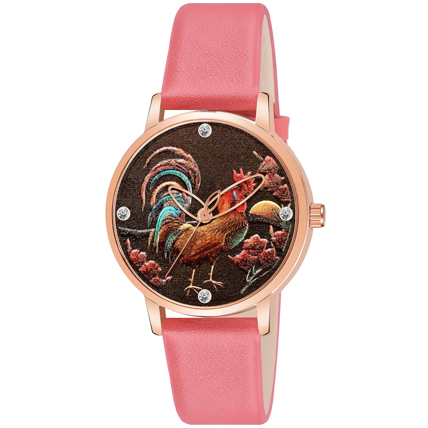 Buy Shocknshop Leather Analouge Multicolor Dial Analog Wrist Watch For ...