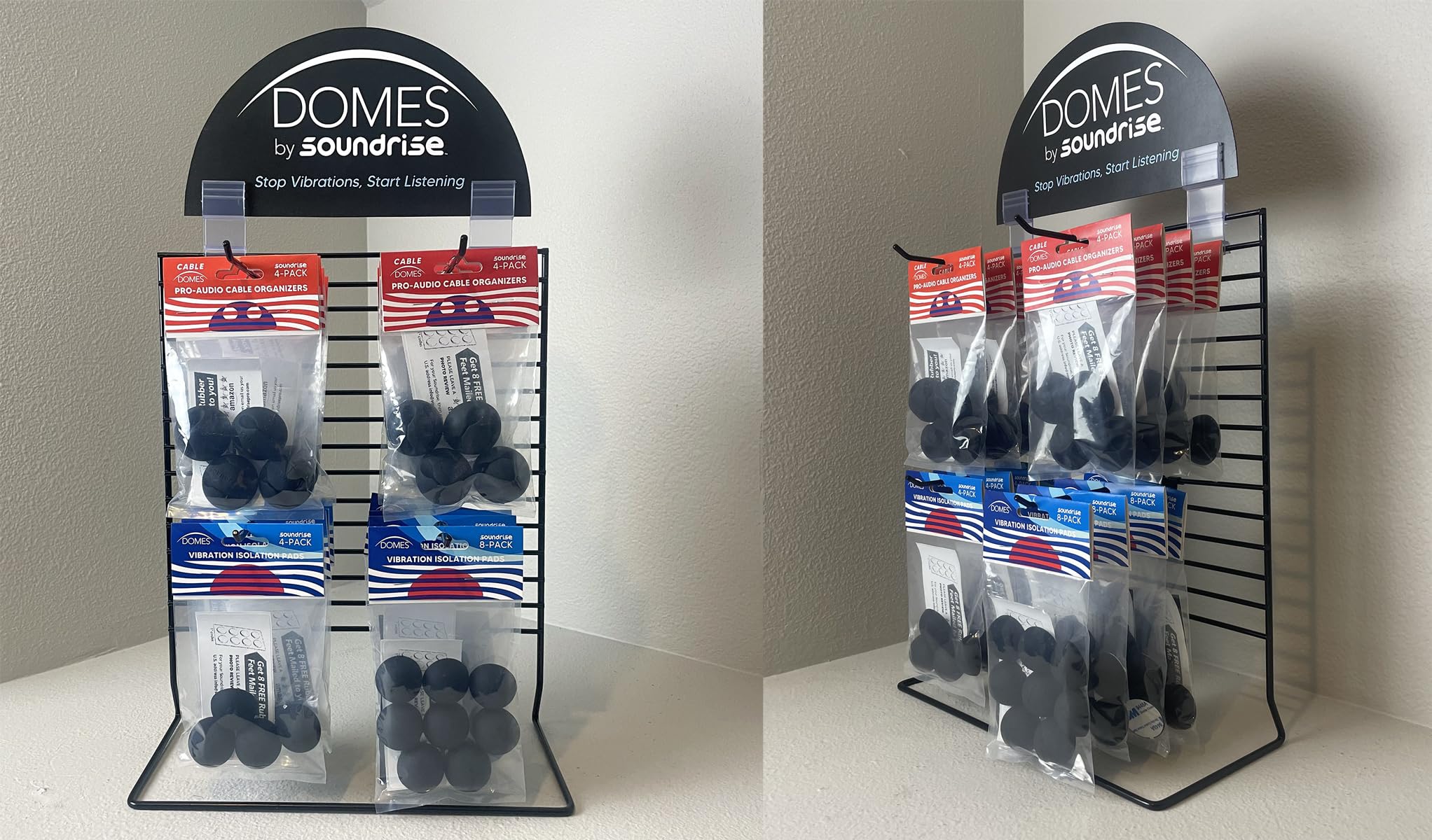 Snapklik.com : Tabletop Retail Display Stand Customizable Metal Stand ...