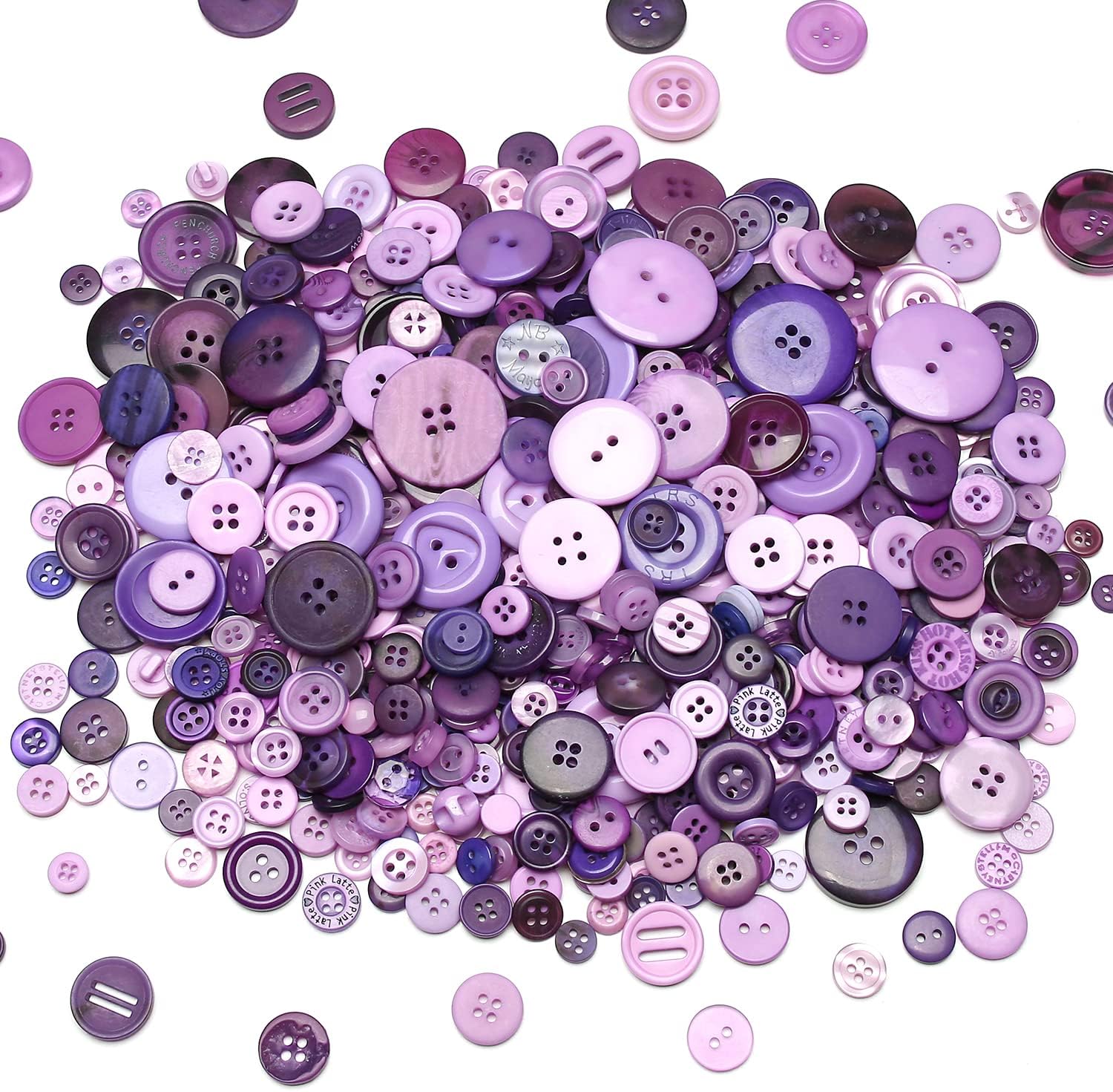 Amazon.com: About 330 Resin Buttons of Various Specifications, Handmade ...