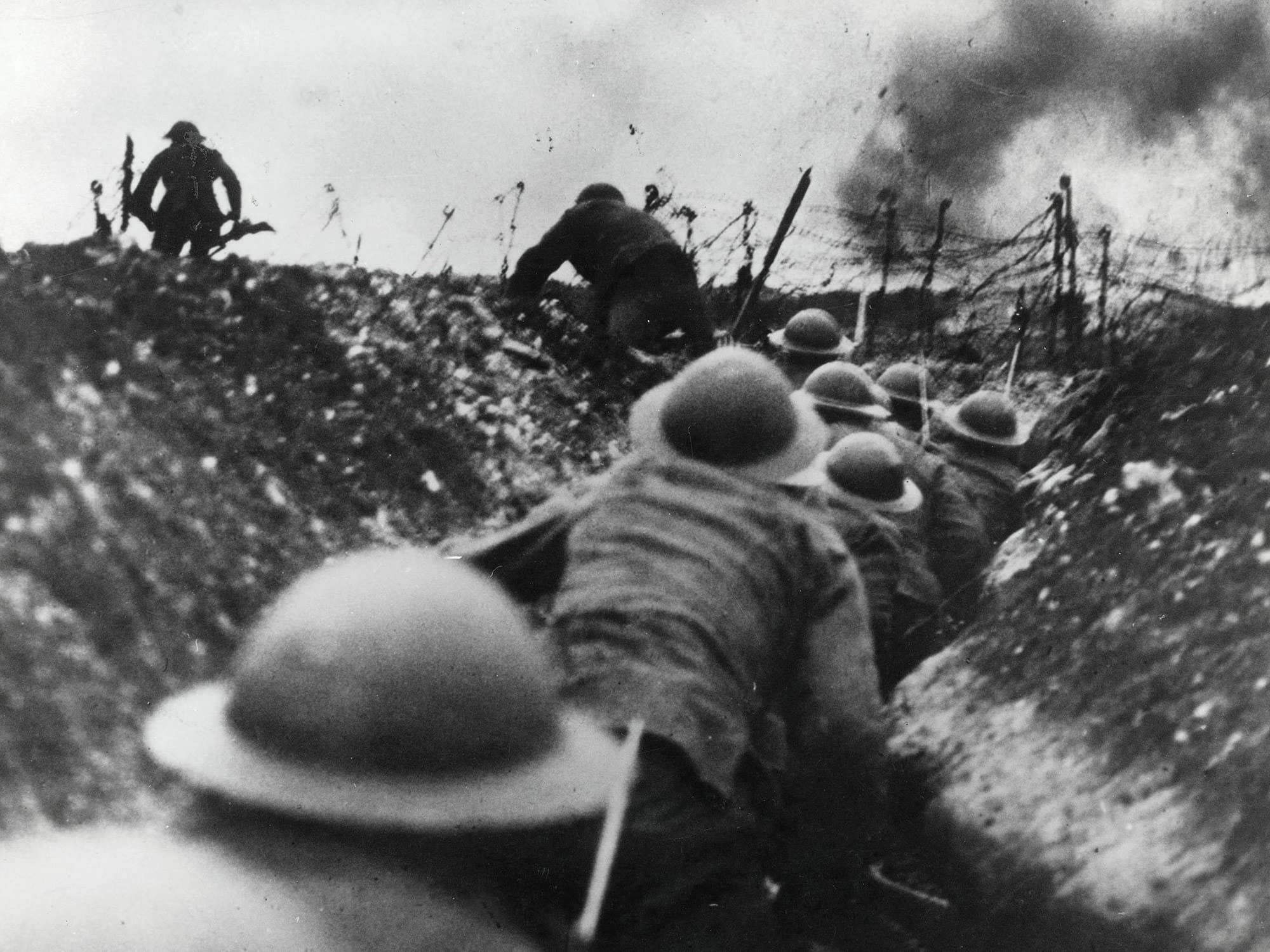 Amazon.com: ConversationPrints WWI TRENCHES GLOSSY POSTER PICTURE PHOTO ...