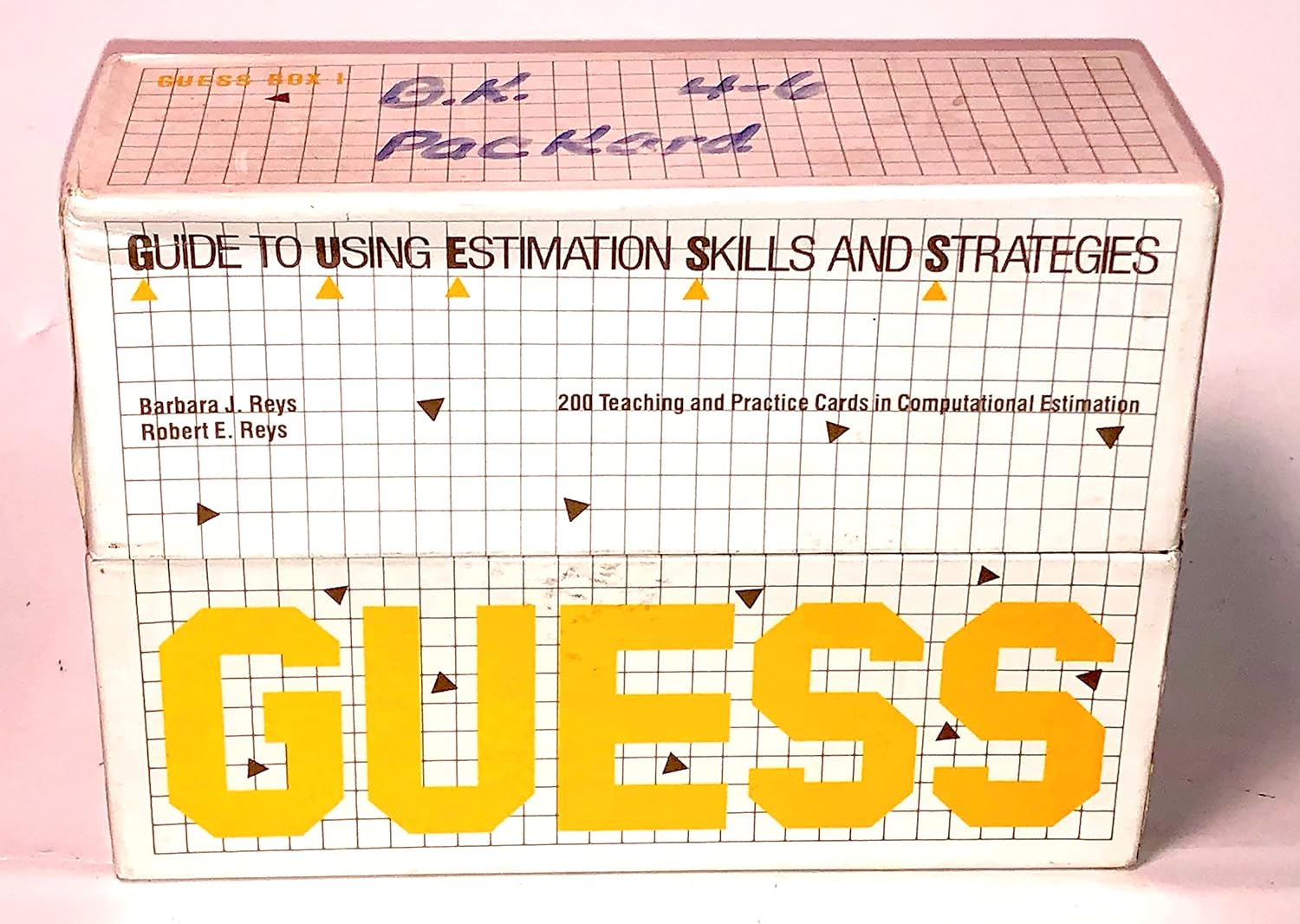 Amazon.co.jp: Guess: Flash Cards Guide to Using Estimation Skills and ...