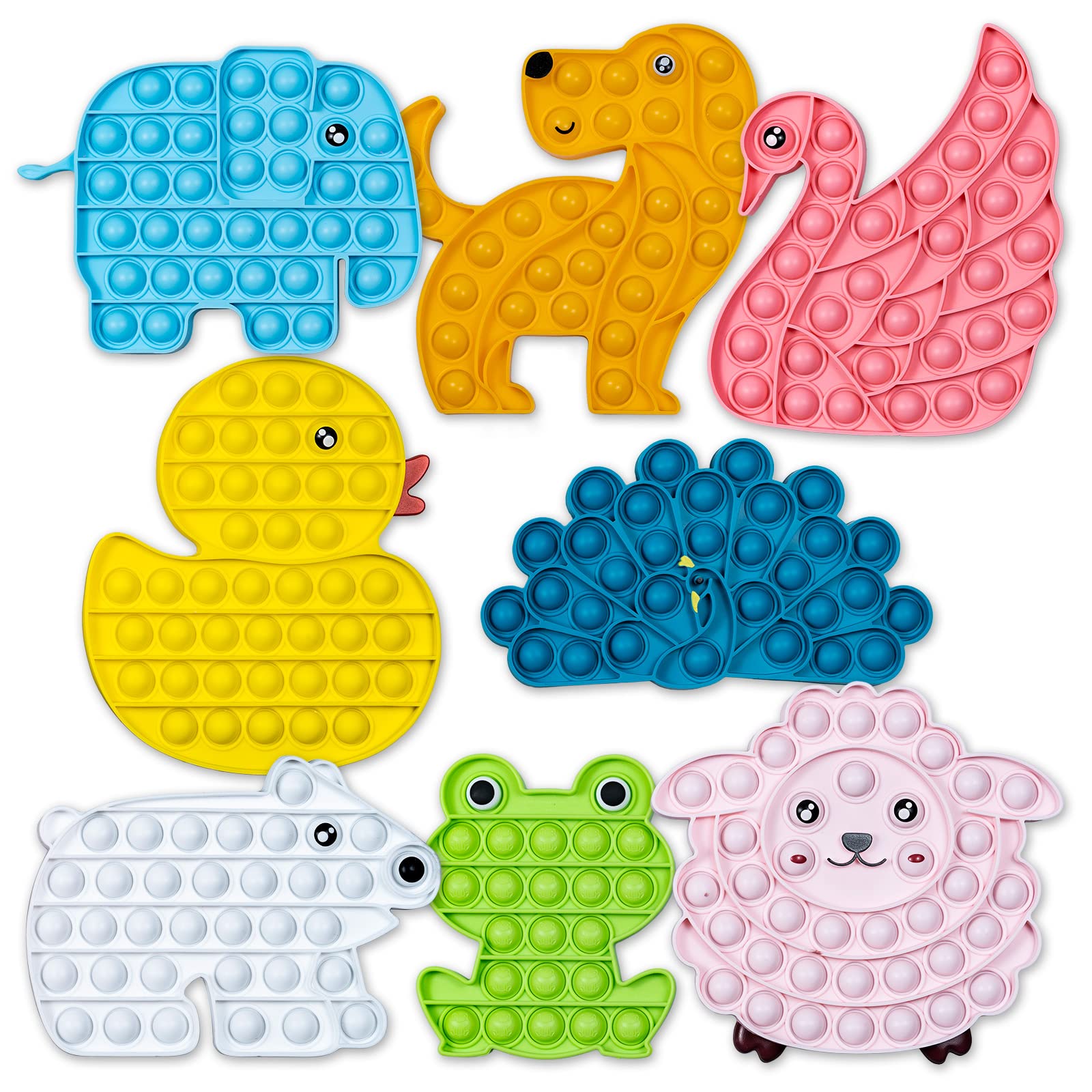 Push Pop Fidget Toy 8 Pack Push Pop Bubble Fidget | Desertcart Bermuda