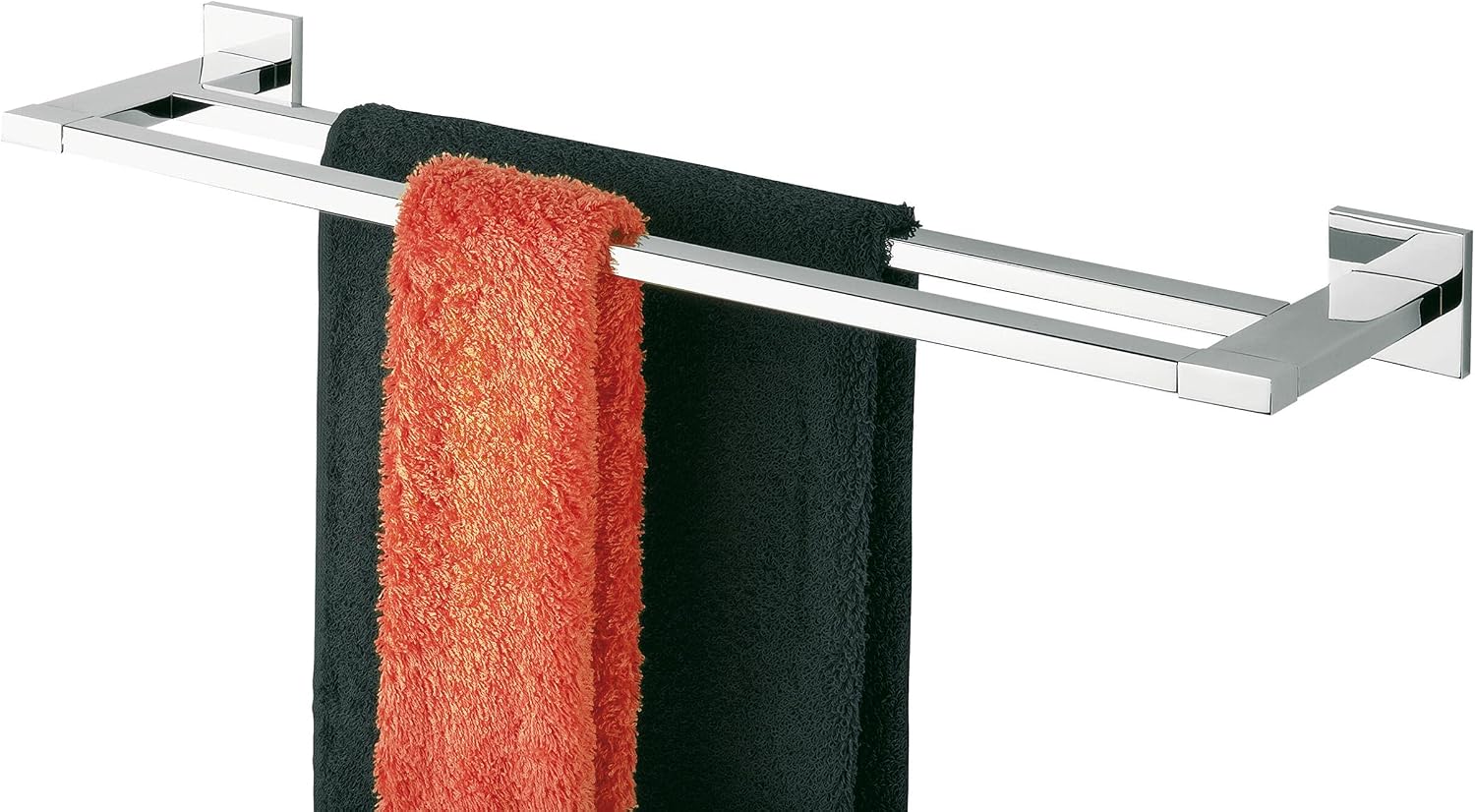 Tiger Items Handtuchhalter doppelt, Chrom, 14 x 58 x 5 cm : Amazon.de ...