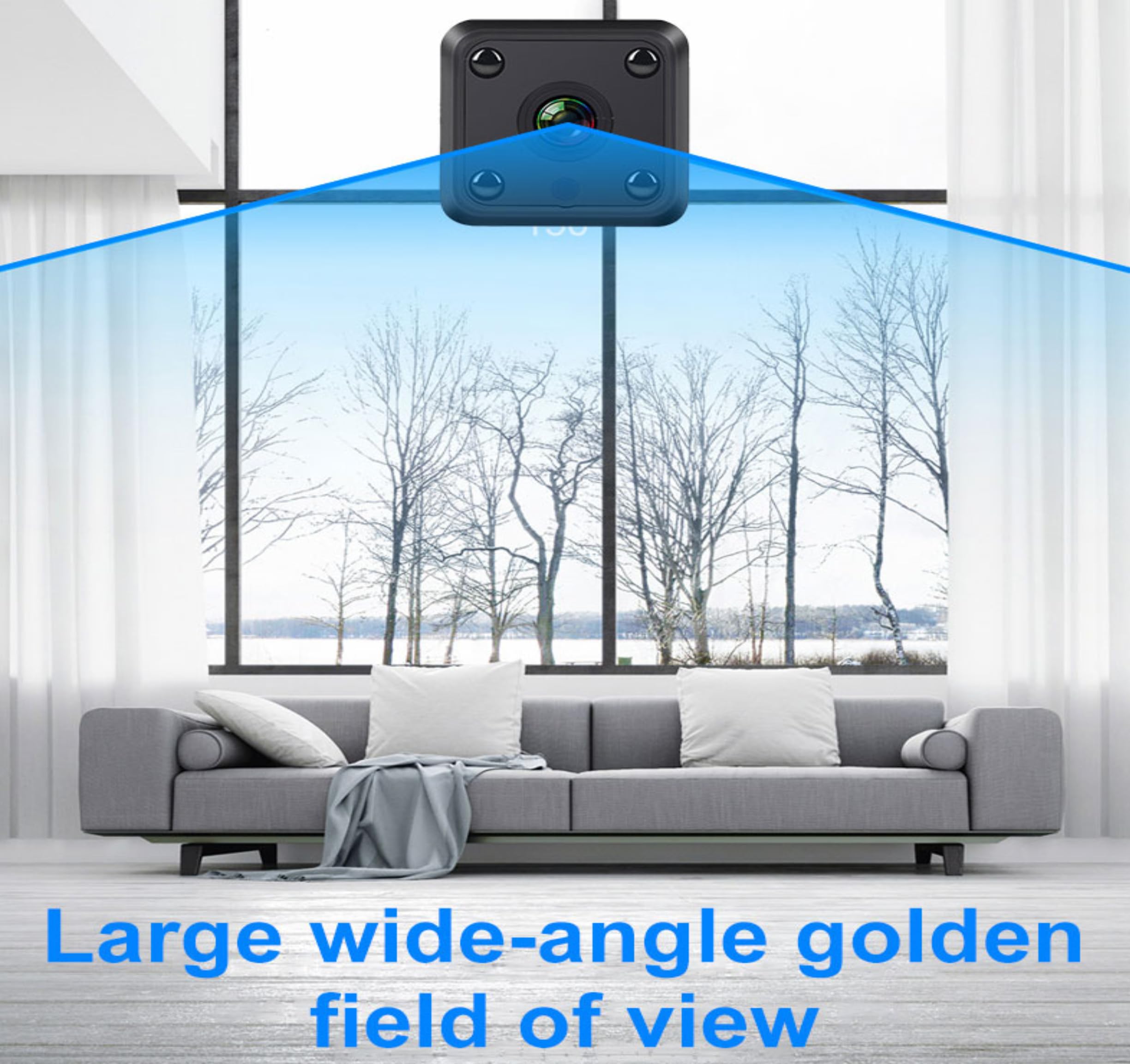 TradeProvider Mini Camera CCTV Security Coverage Wifi Spy Cam Nanny ...
