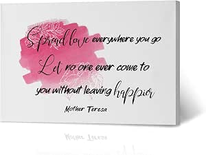 Amazon.com: HB Art Design Spread Love Everywhere You go Let no one Ever ...