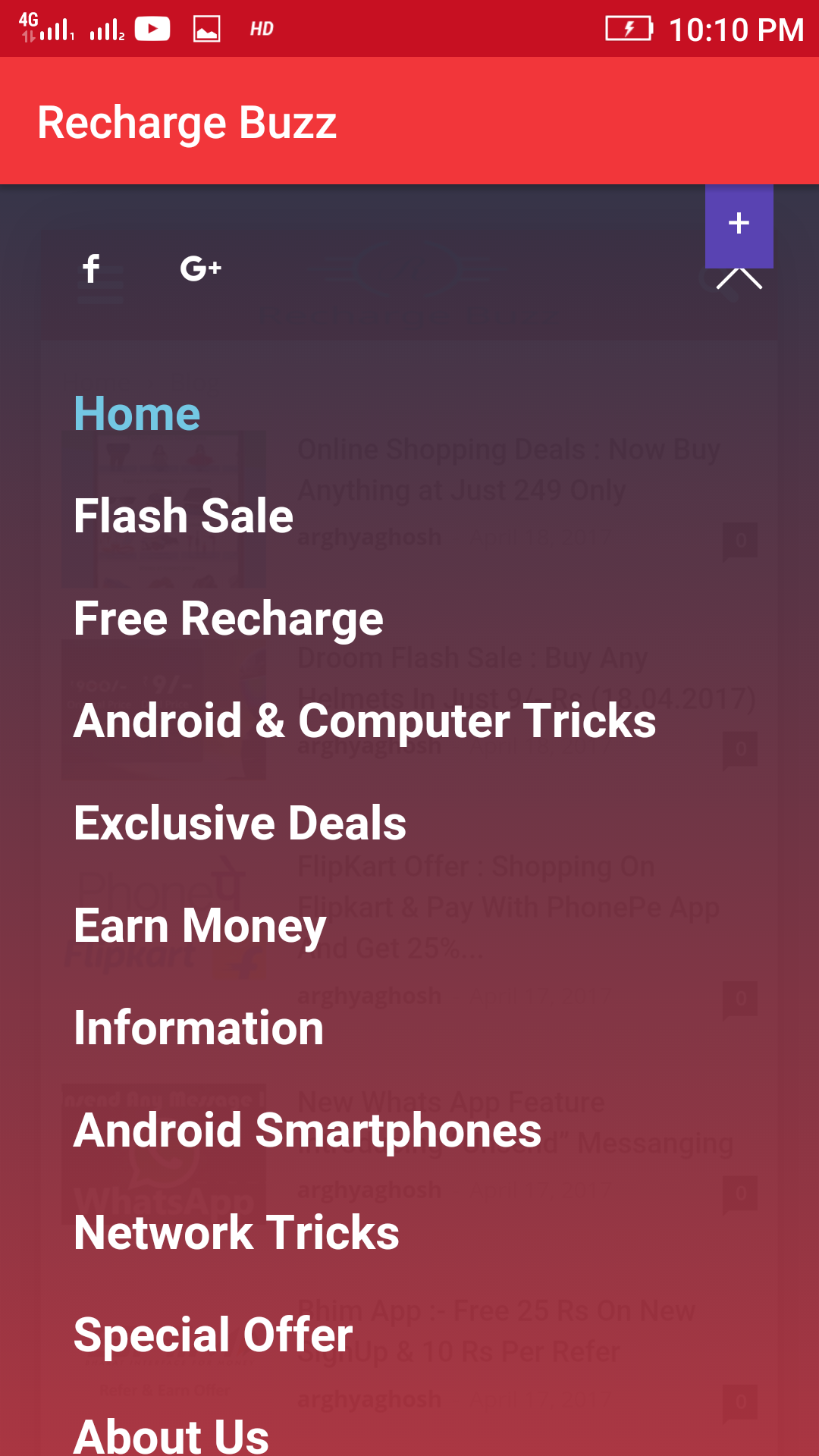 Recharge Buzz - App on Amazon Appstore
