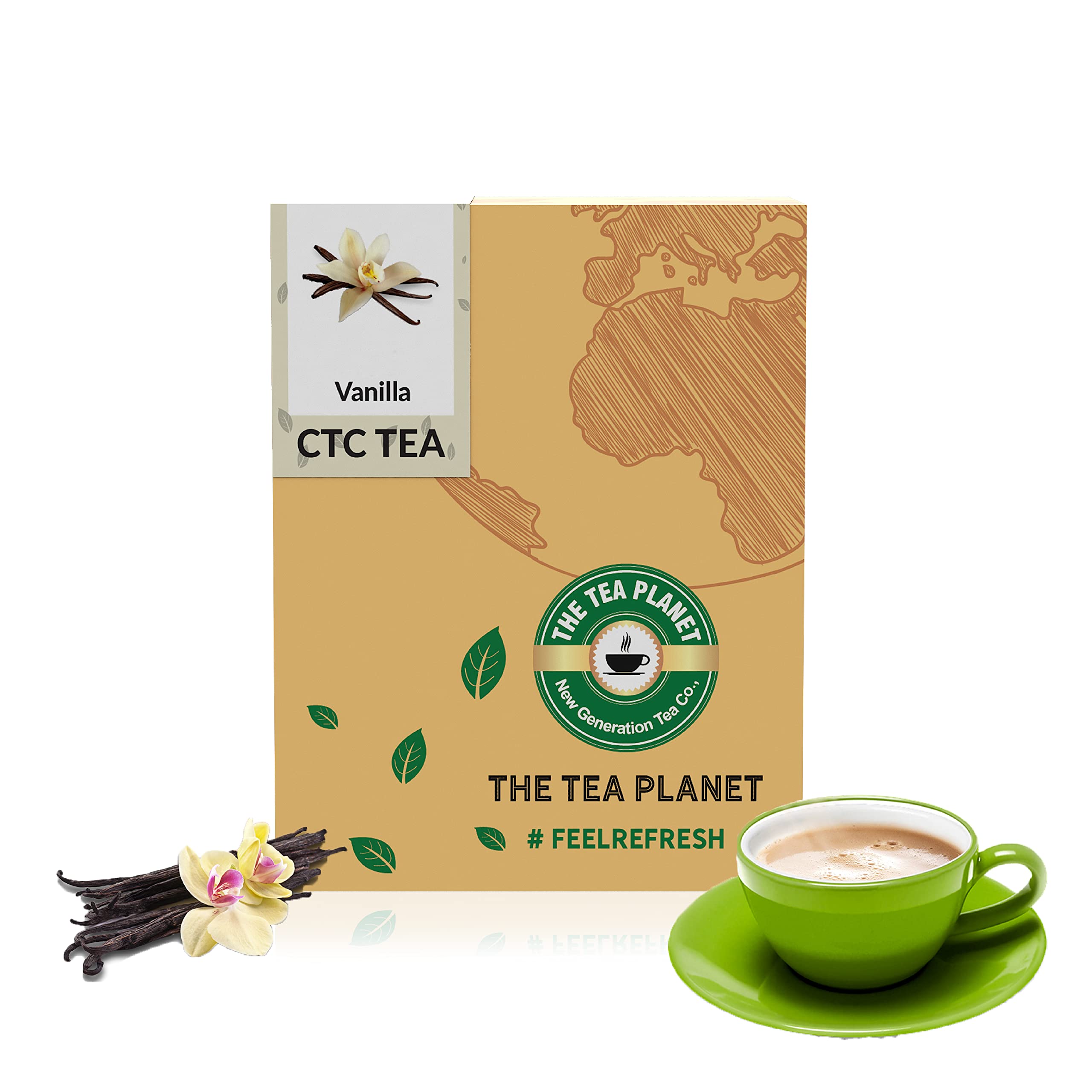 THE TEA PLANET - CTC Vanilla Chai (100g) : Amazon.in: Grocery & Gourmet ...