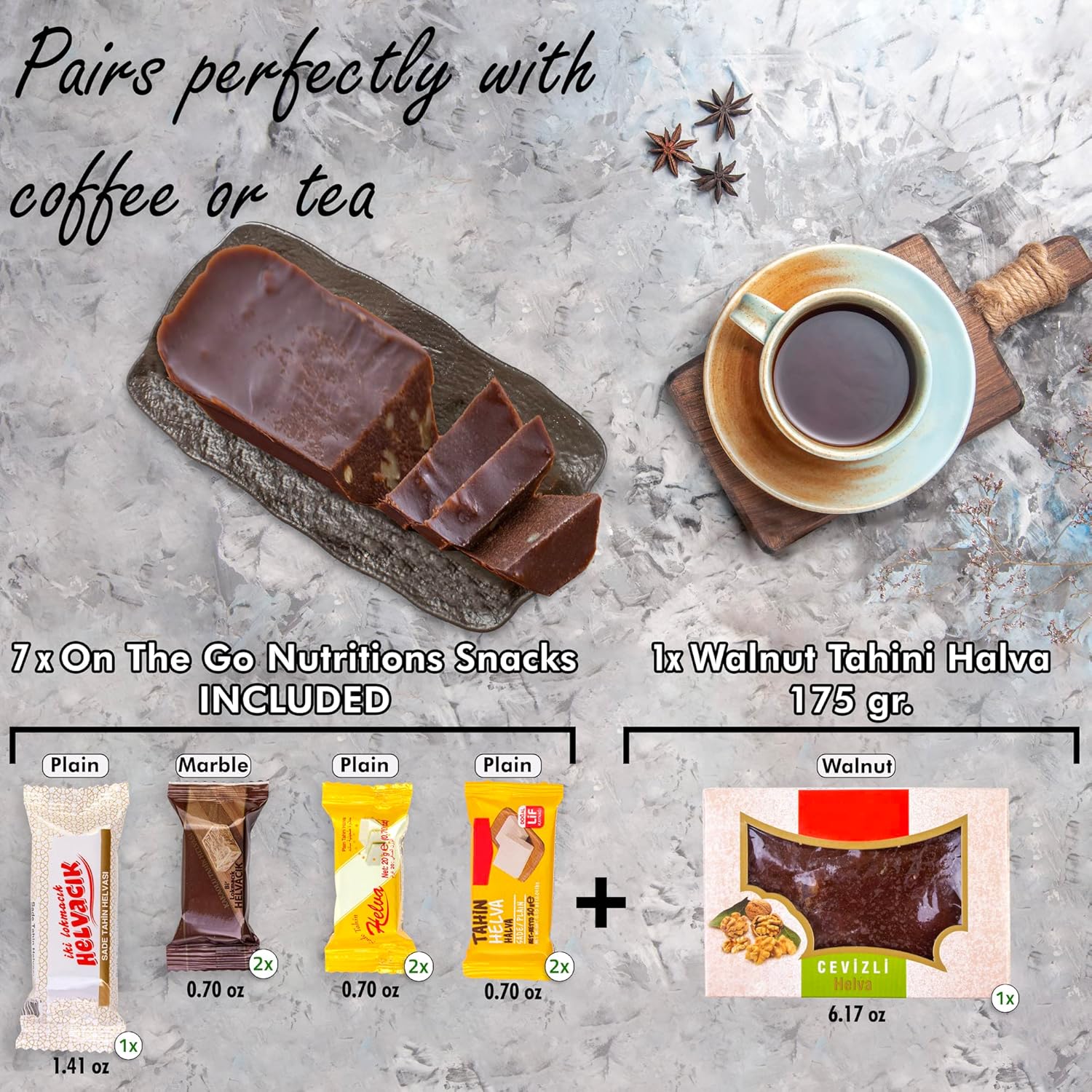 Paquete variado de Tahini Halva, Flaky Halawa de Turkish Goodies ...