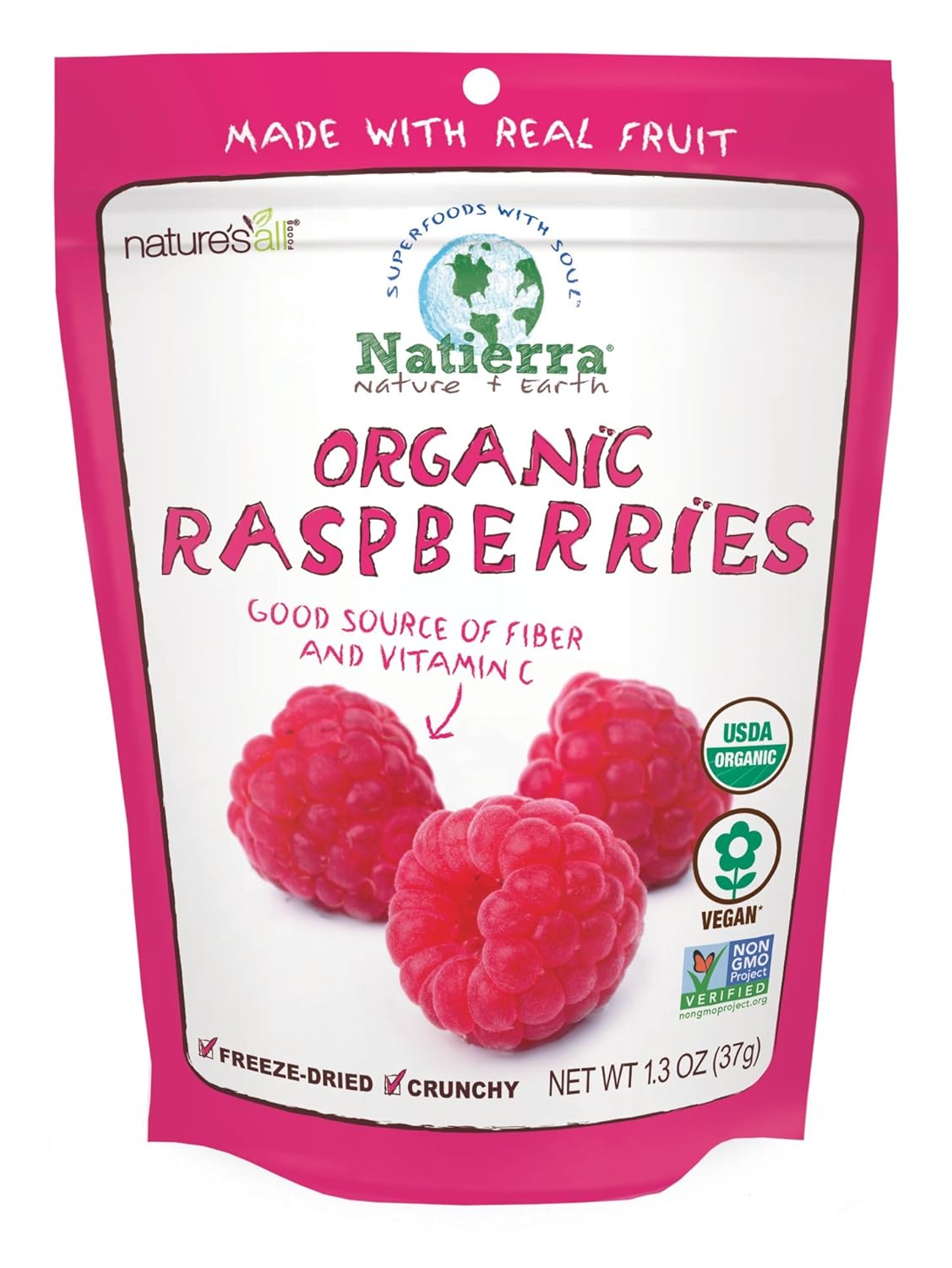Amazon.com: NATIERRA Nature's All Foods Organic Freeze-Dried ...