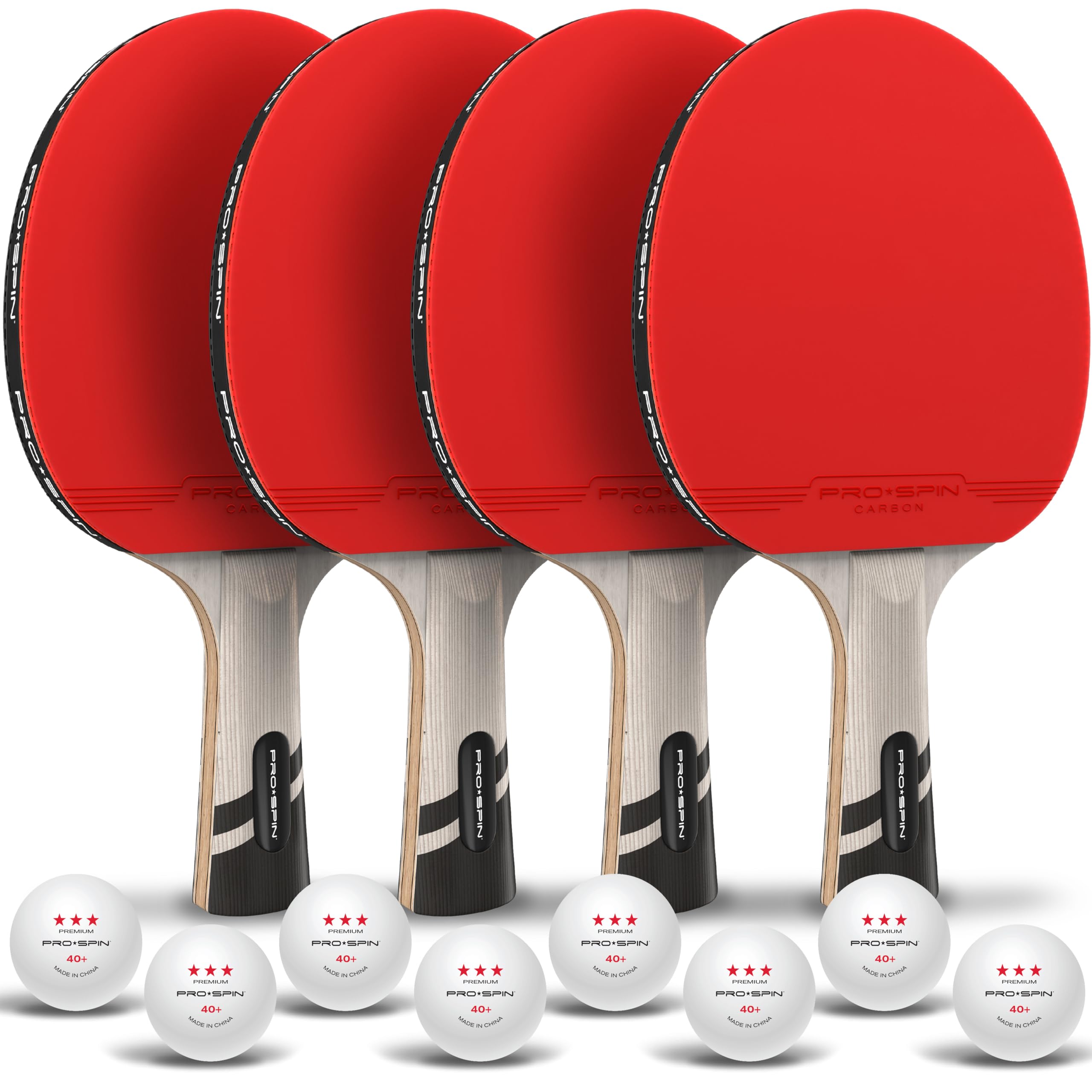 Snapklik.com : PRO-SPIN Ping Pong Paddles - Premium Table Tennis Rackets