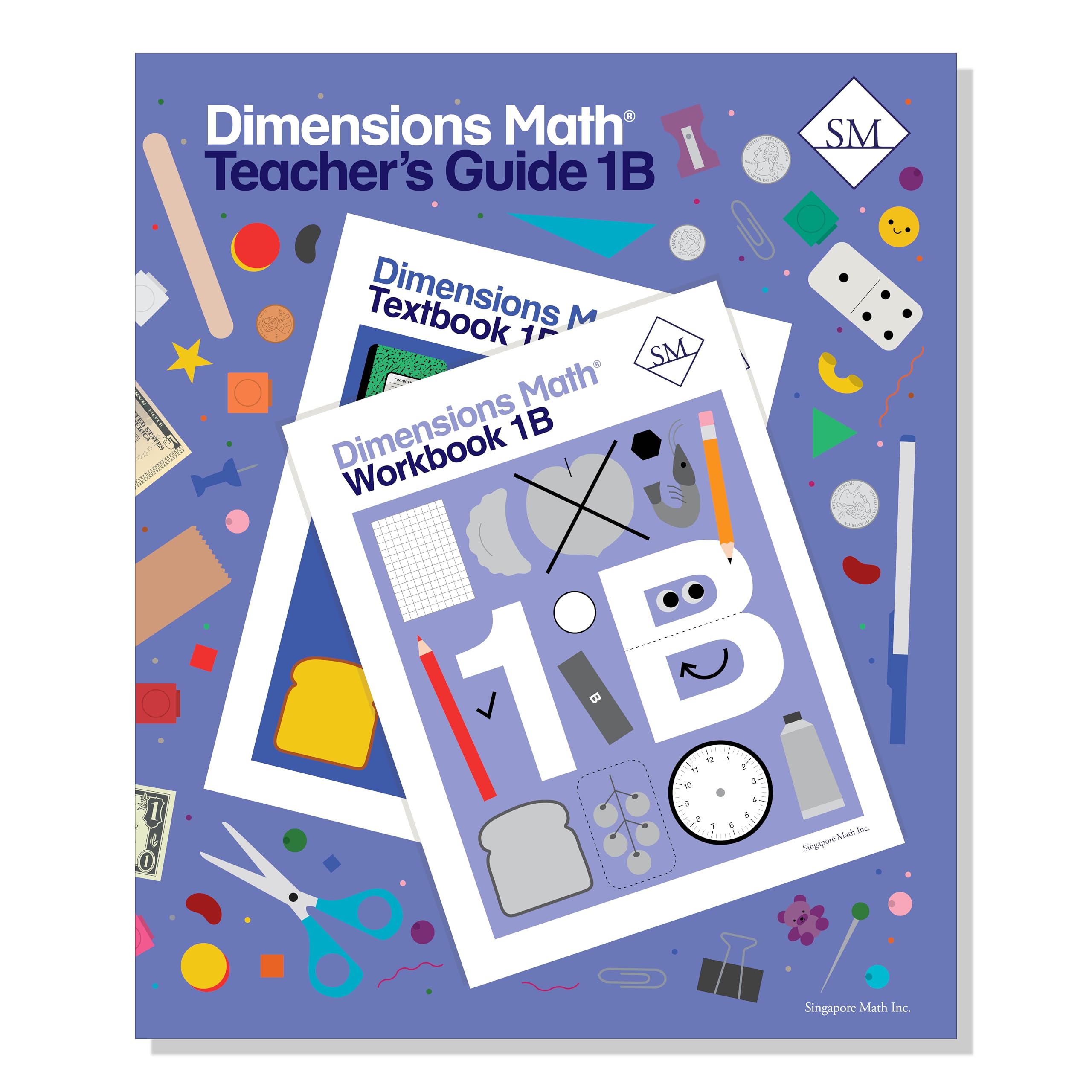 Dimensions Math, Teacher's Guide 1B, c. 2017, 9781947226333, 1947226339 ...