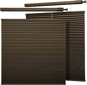 Amazon.com: HOTSOON Blackout Cellular Shades No Drill No Tools Cordless Honeycomb Shades Top ...