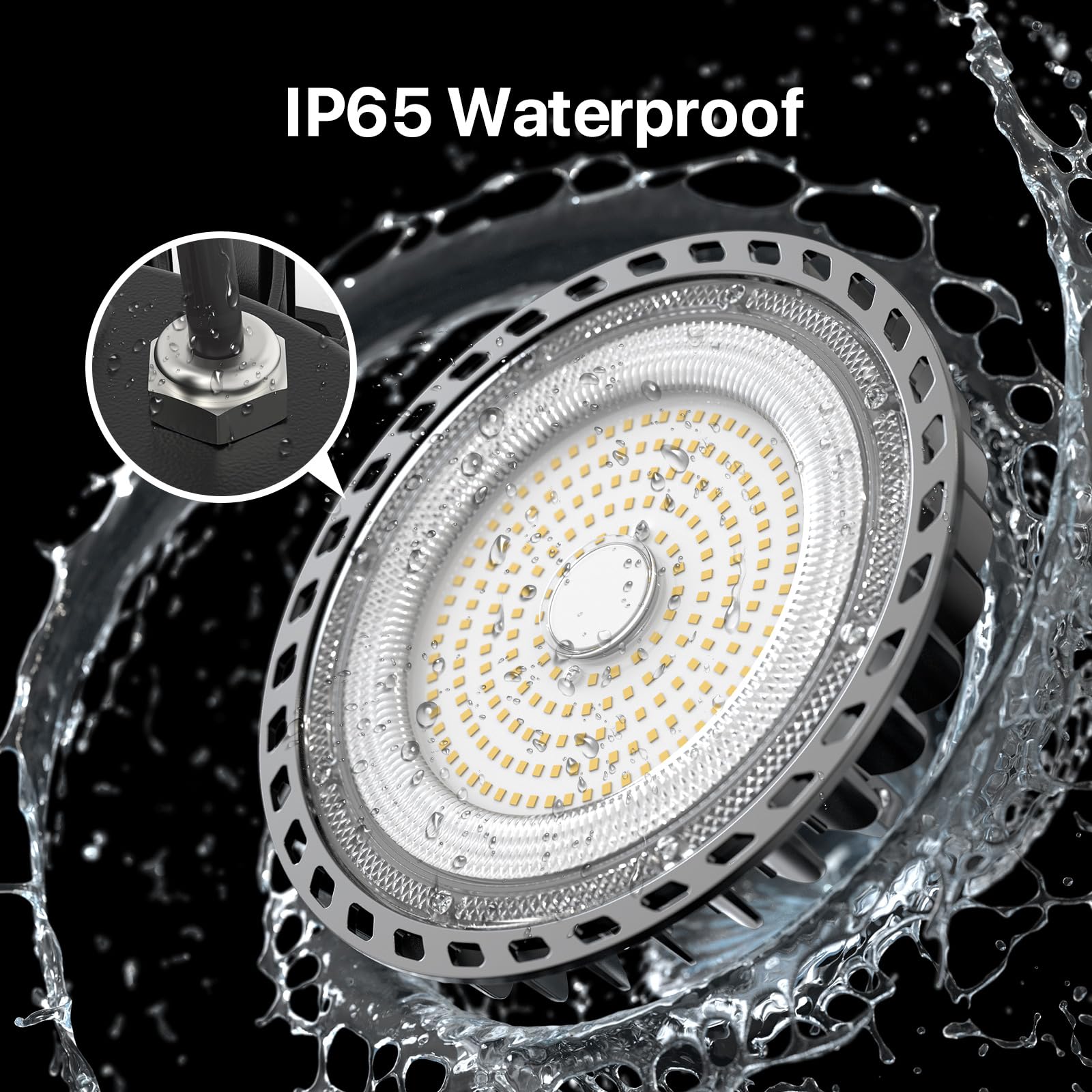 Snapklik.com : HYPERLITE 4pack 205W UFO High Bay Lights,5000k Daylight ...