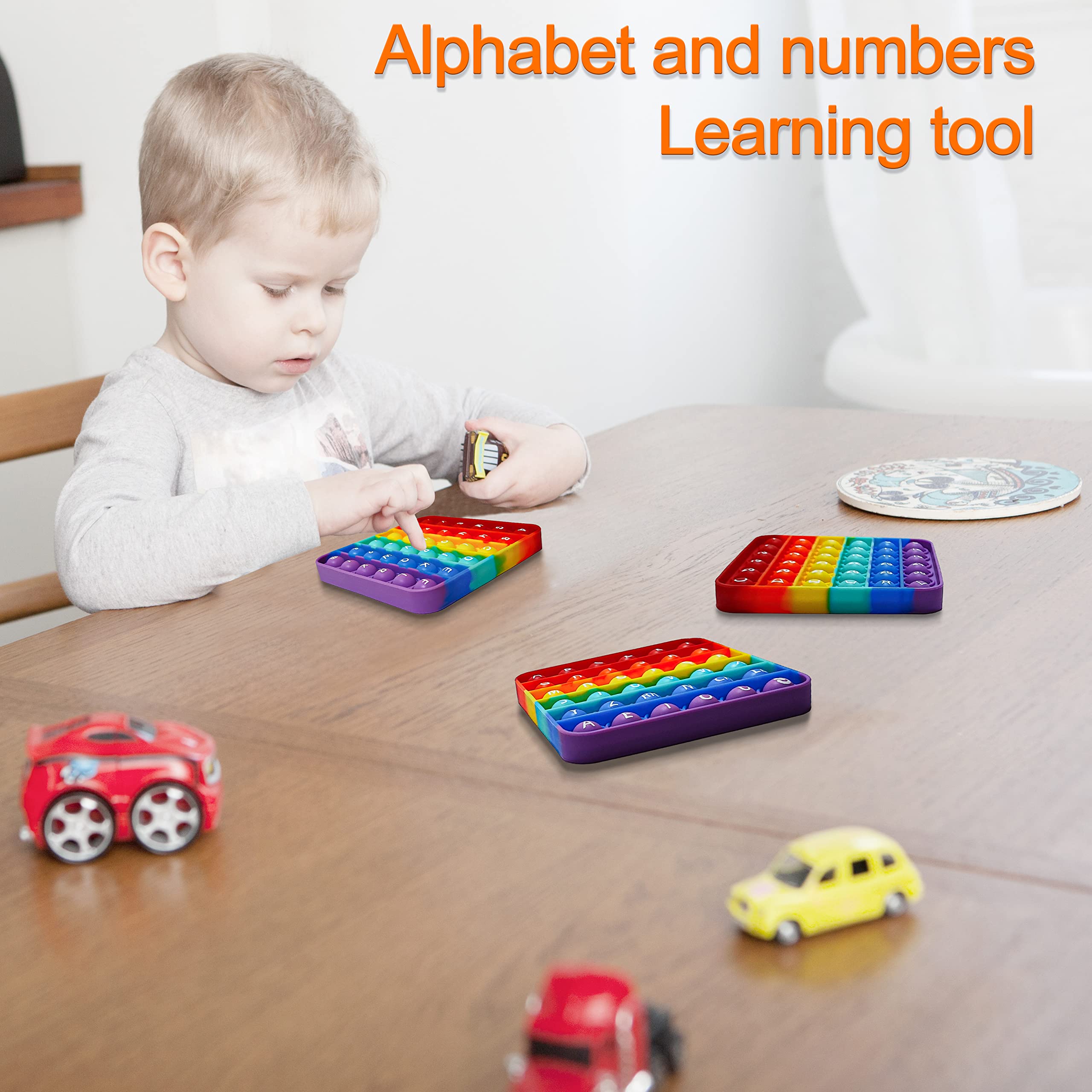 Snapklik.com : Alphabet Pop Fidget Toy Letters ABC Numbers Learning And ...
