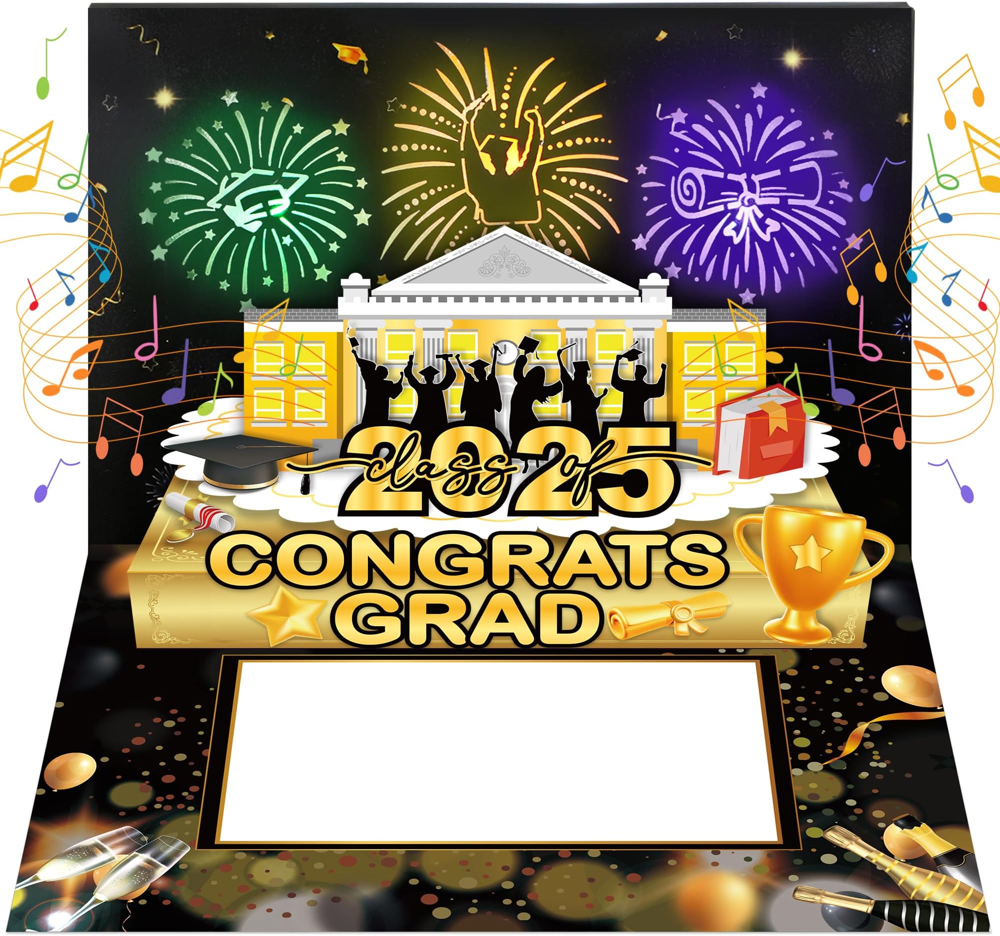 Amazon.com : 3D Graduation Pop Up Card with Envelope, 2025 Graduate ...