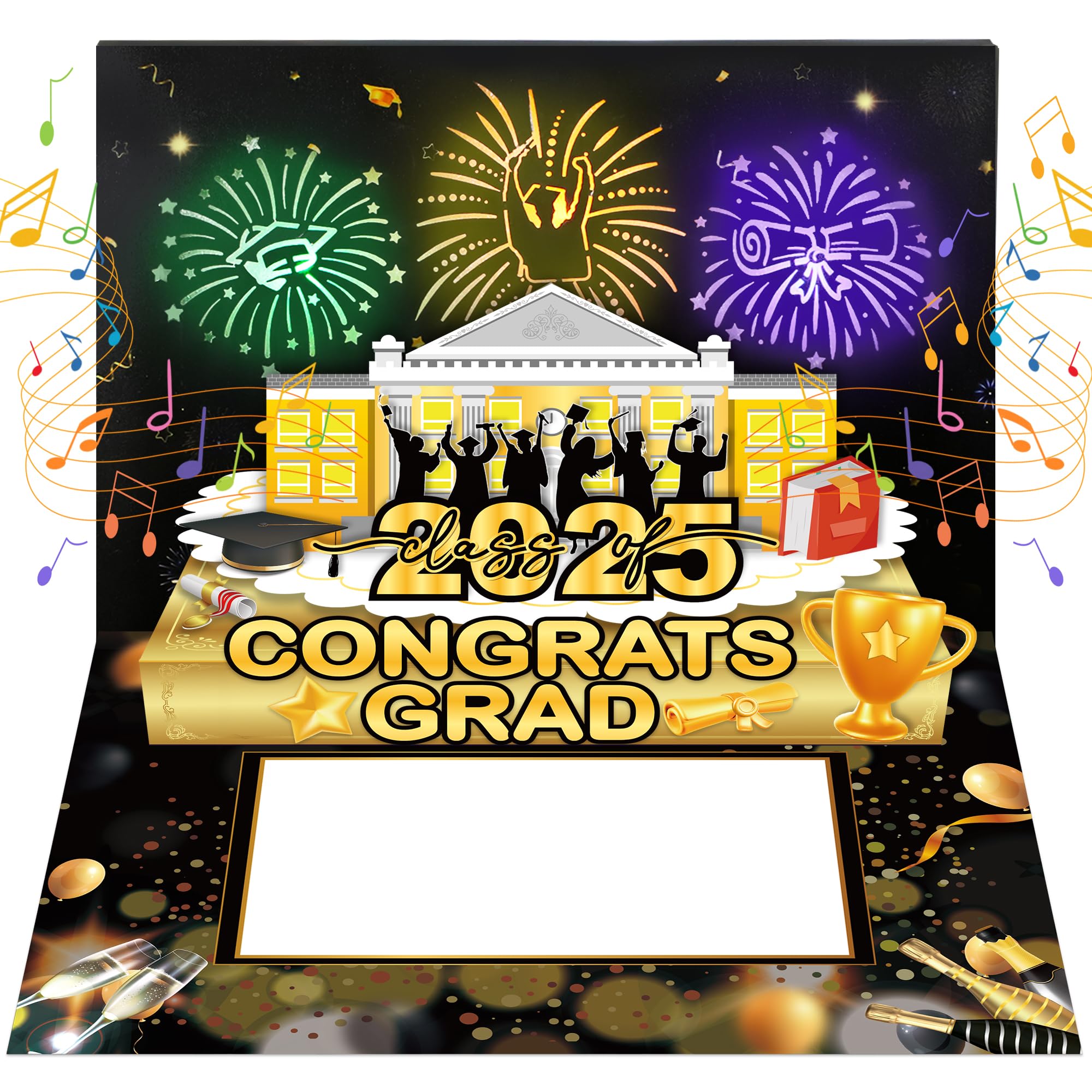 Snapklik.com : Lairyan 3D Pop-Up 2025 Graduation Cards