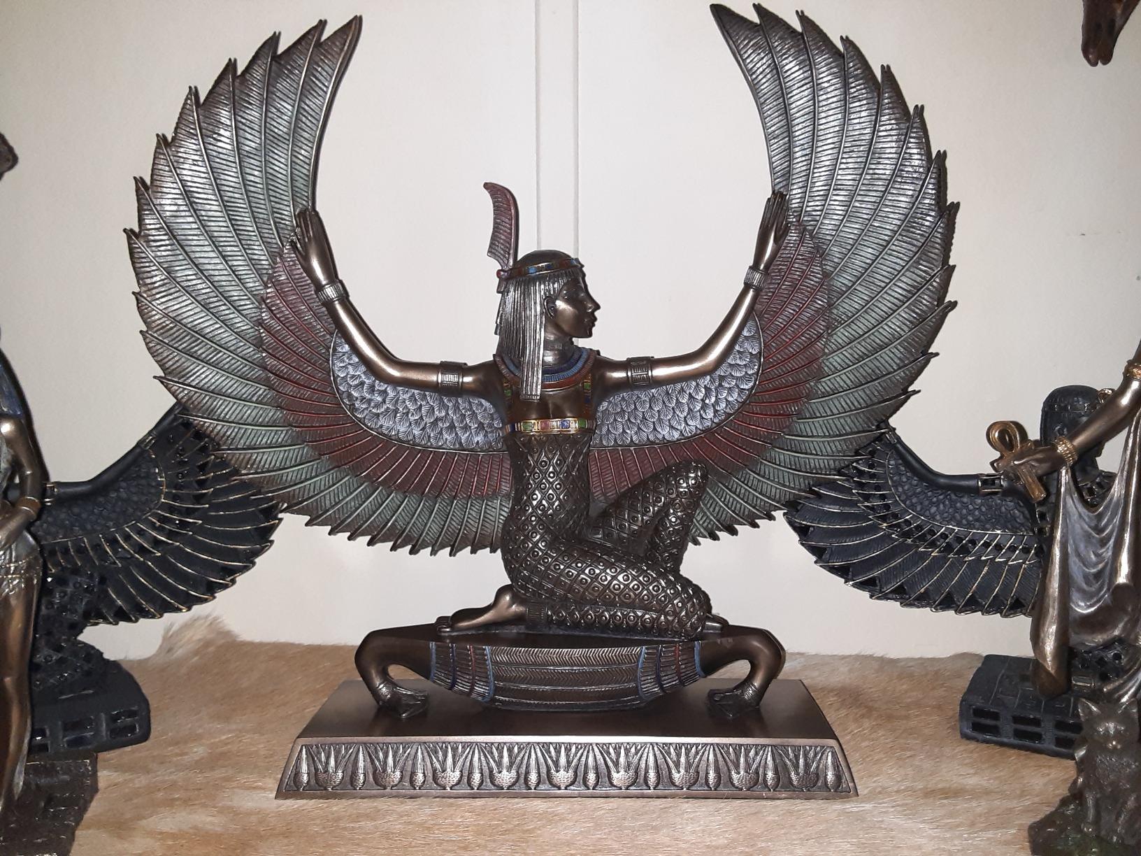 Amazon.com: Top Collection Ancient Egyptian Maat Satue - Decorative ...