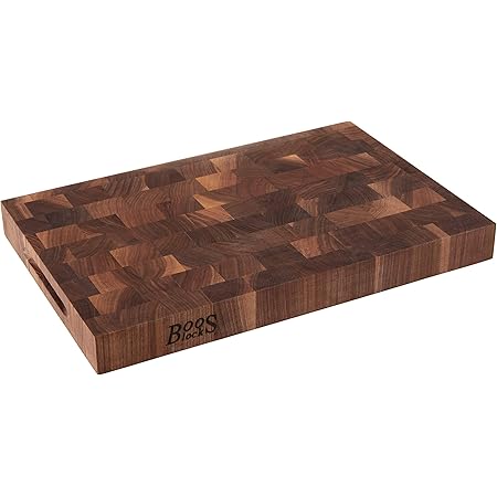 Amazon.com: John Boos Block WAL-CCB183-R Classic Collection Walnut Wood ...