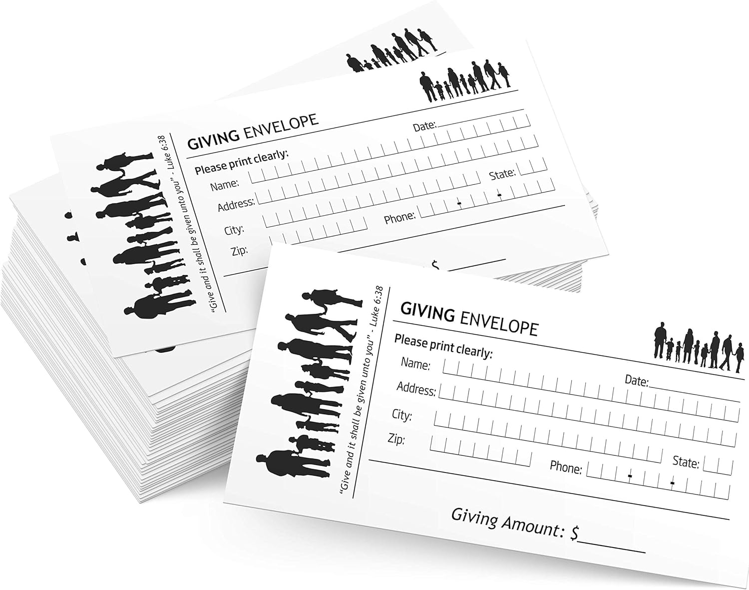 Amazon.com : 500 Tithes and Offering Envelopes for Church | Tithe ...