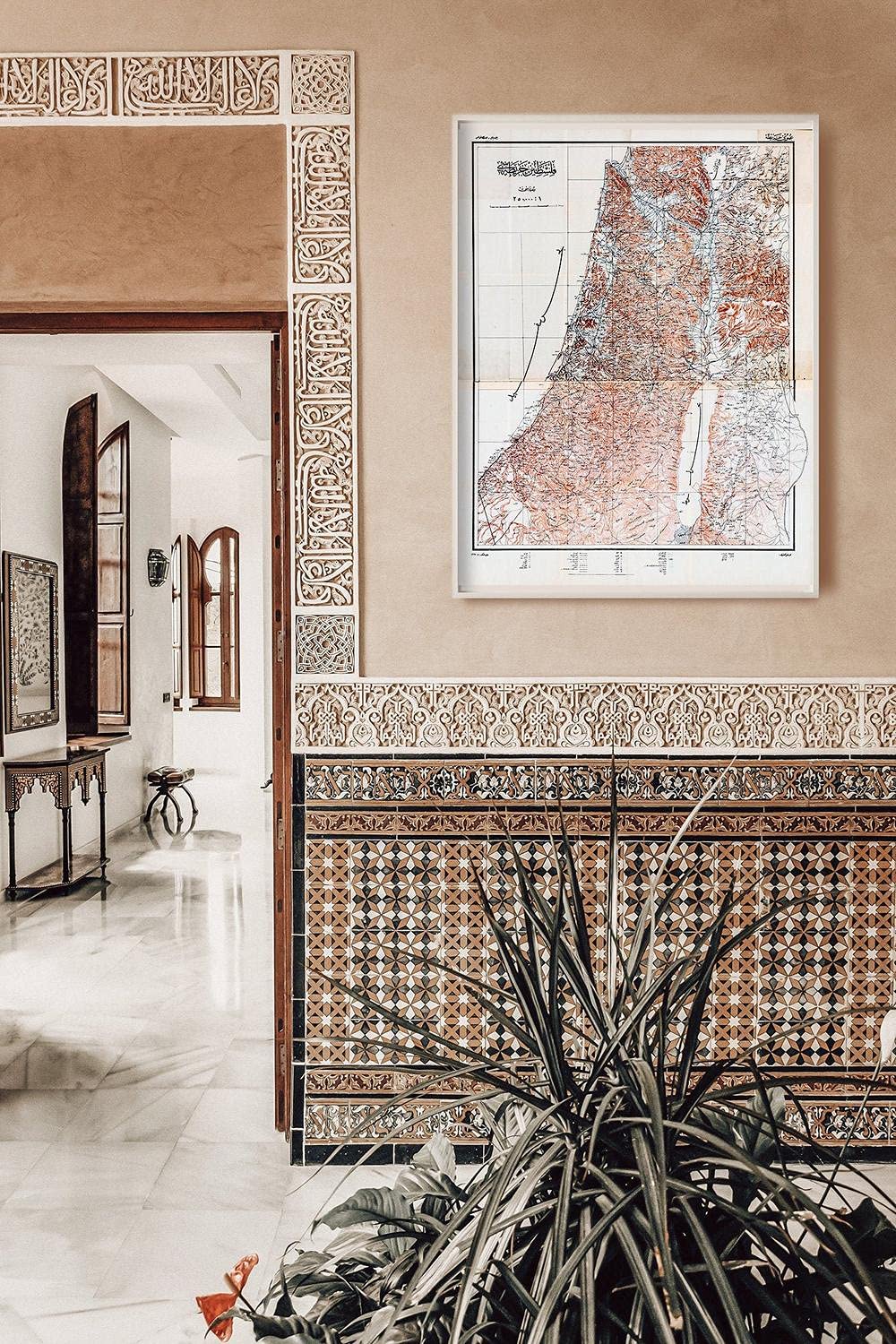 Buy MG global Old Palestine Wall , Vintage Of Palestine, The Last ...