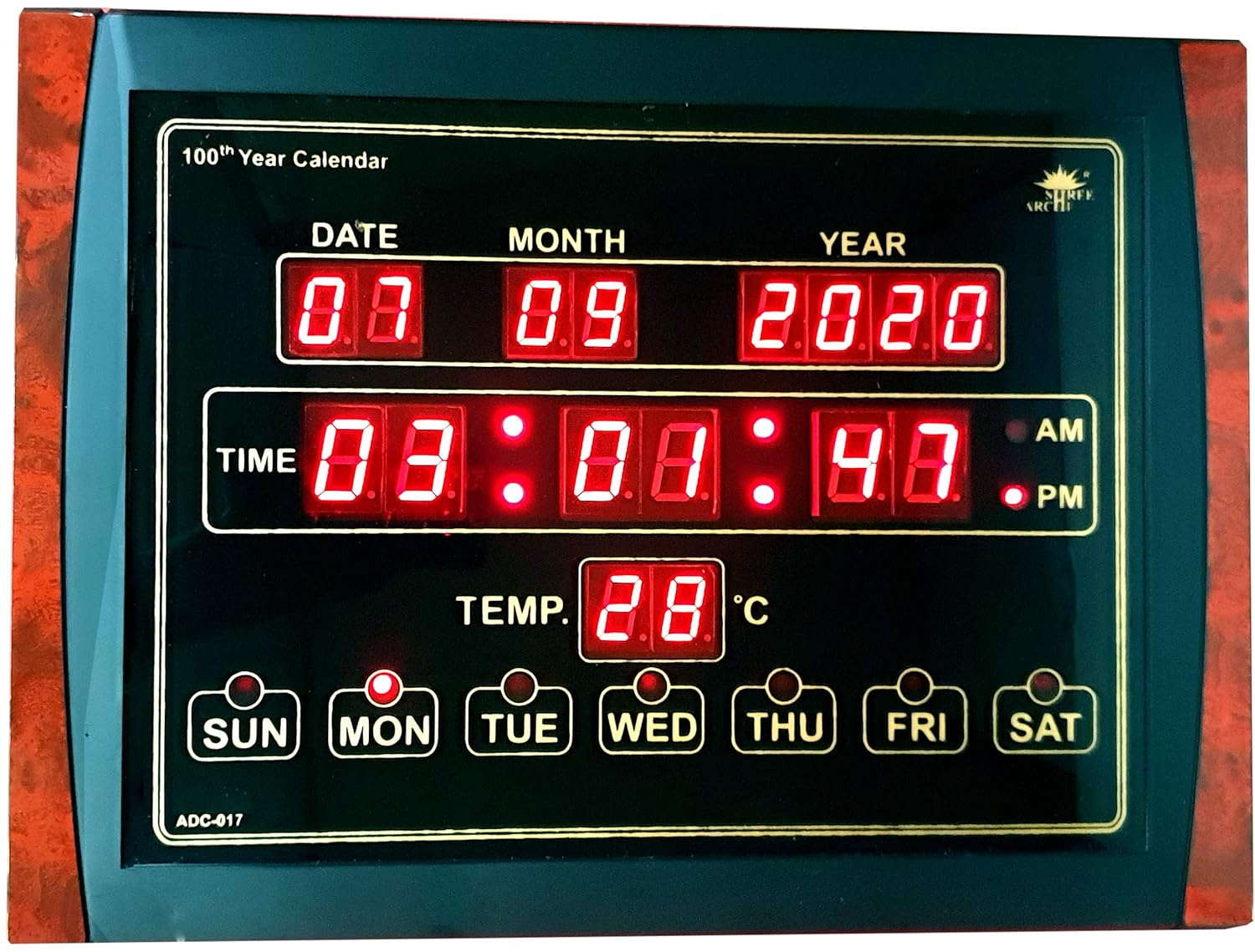 Buy BEST, Archies Digital (Date Time Temperature) (39.5 cm X 29 cm ...