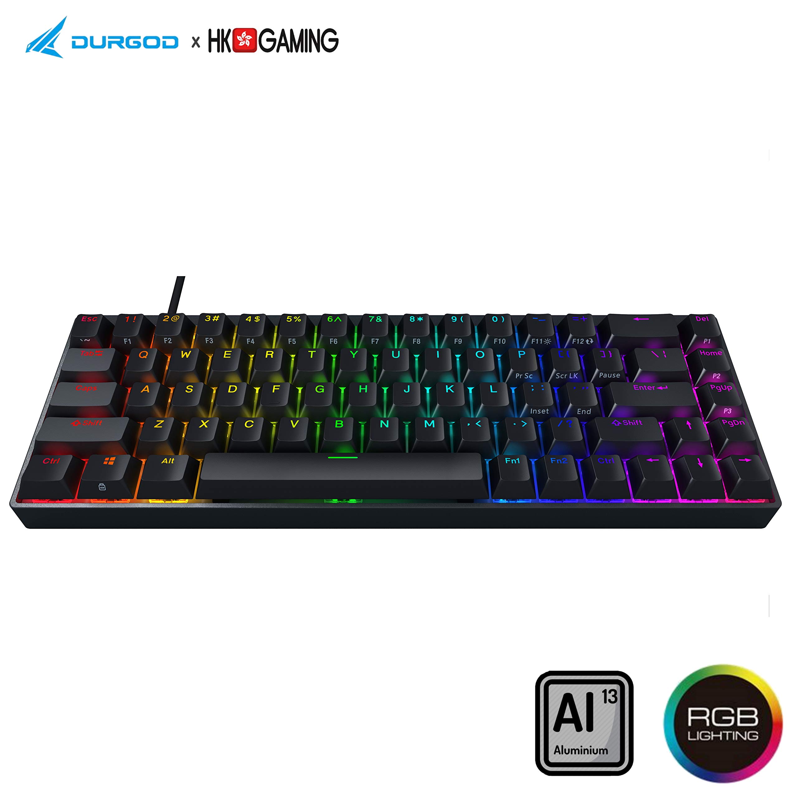 Buy Durgod Hades 68 RGB Mechanical Gaming Keyboard - 65% Layout ...