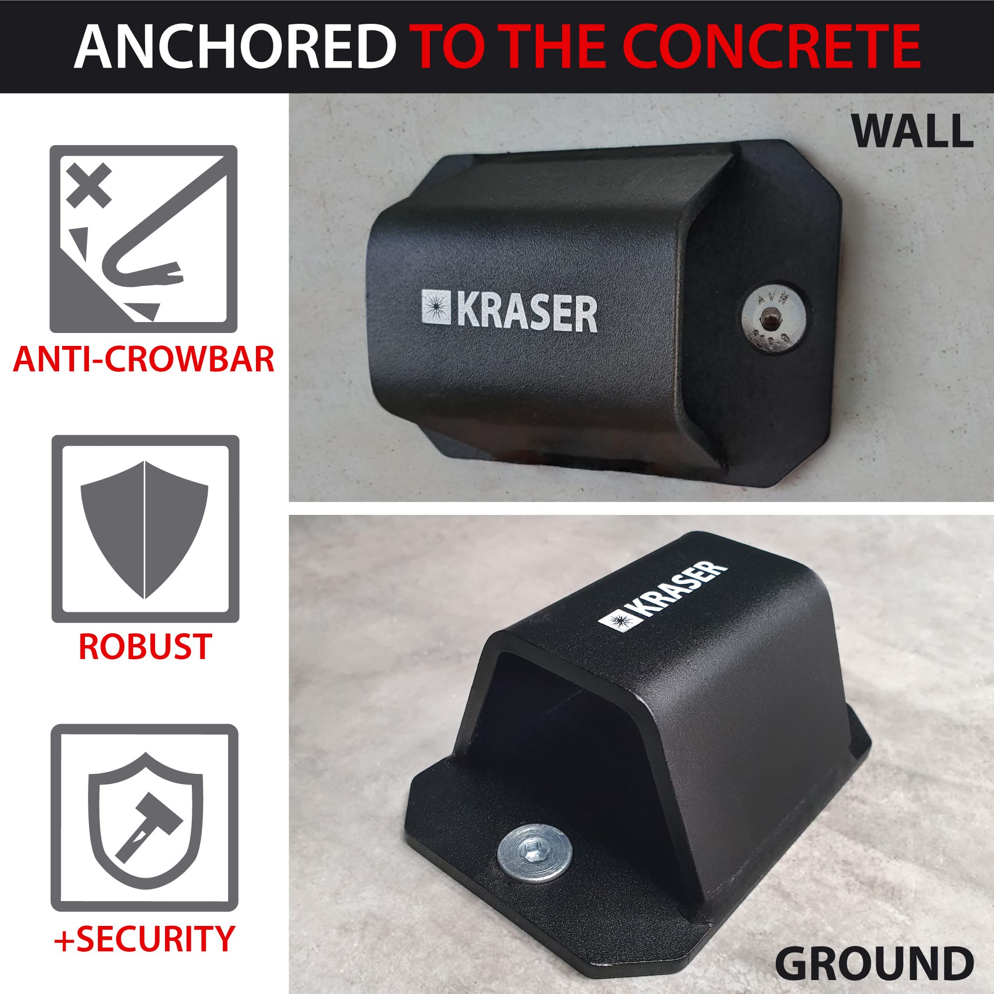 Snapklik.com : KRASER KR51B Security Anchor For Chain Up To Ø50mm, High ...