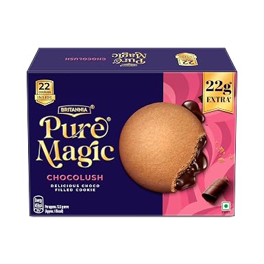 Britannia Pure Magic Chocolush Choco Filled Cookie