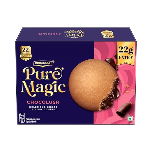 Britannia Pure Magic Chocolush Choco Filled Cookie