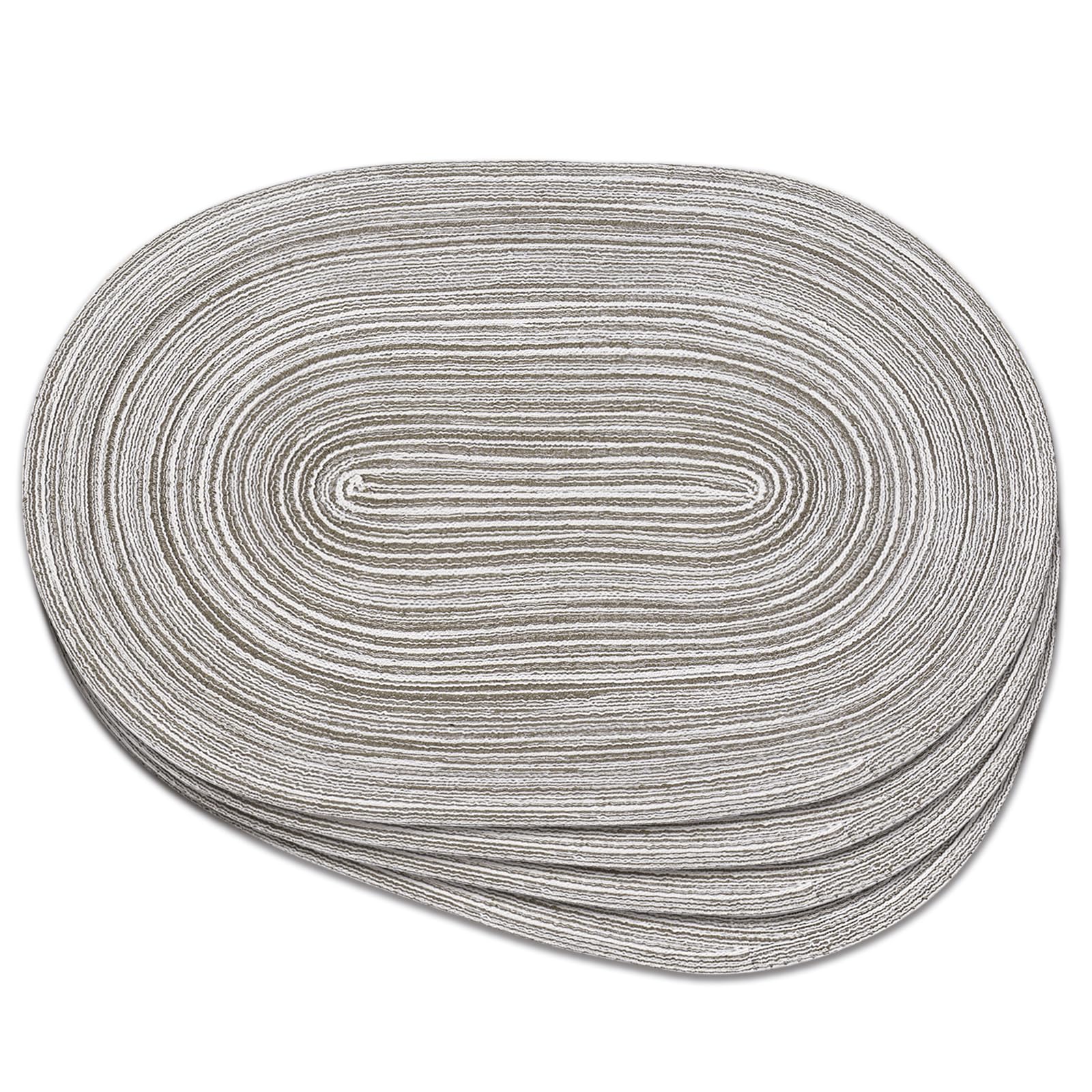Amazon.com: Noctiflorous Oval Braided Placemats 12x18 Inch Table Mats ...