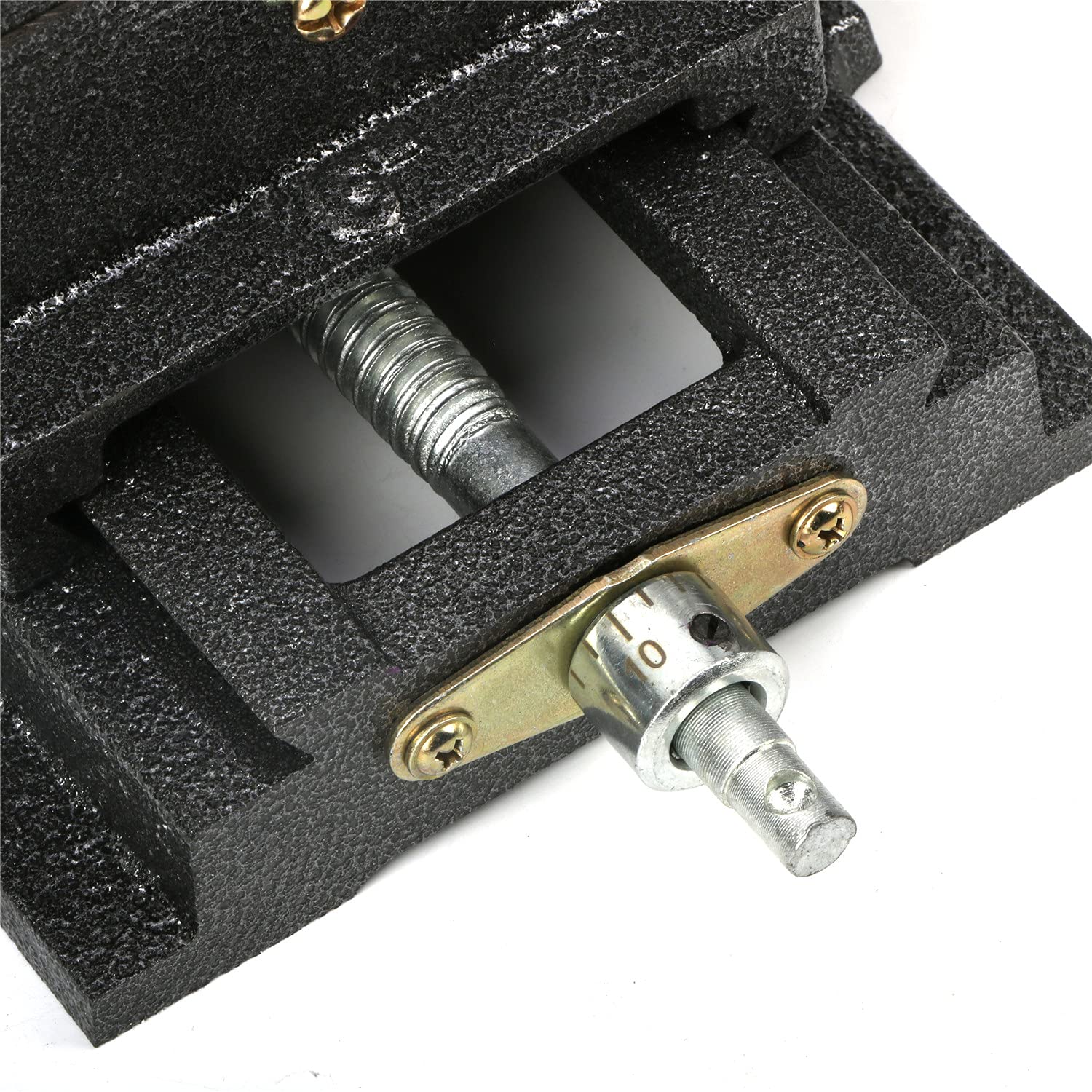 MYOYAY 6" Cross-Slide Drill Press Vise Heavy Duty Cast Iron 2 Way X-Y ...