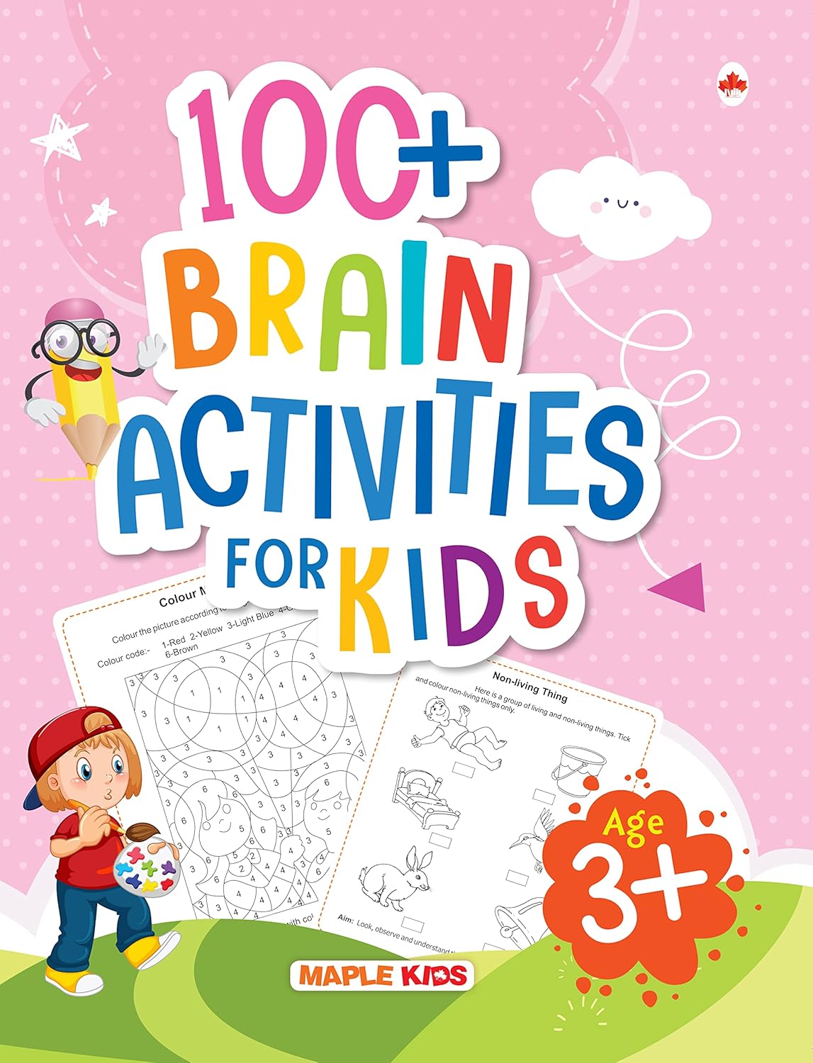 Buy Brain Activity Book for Kids - 100+ Activities for Age 3+ Book ...