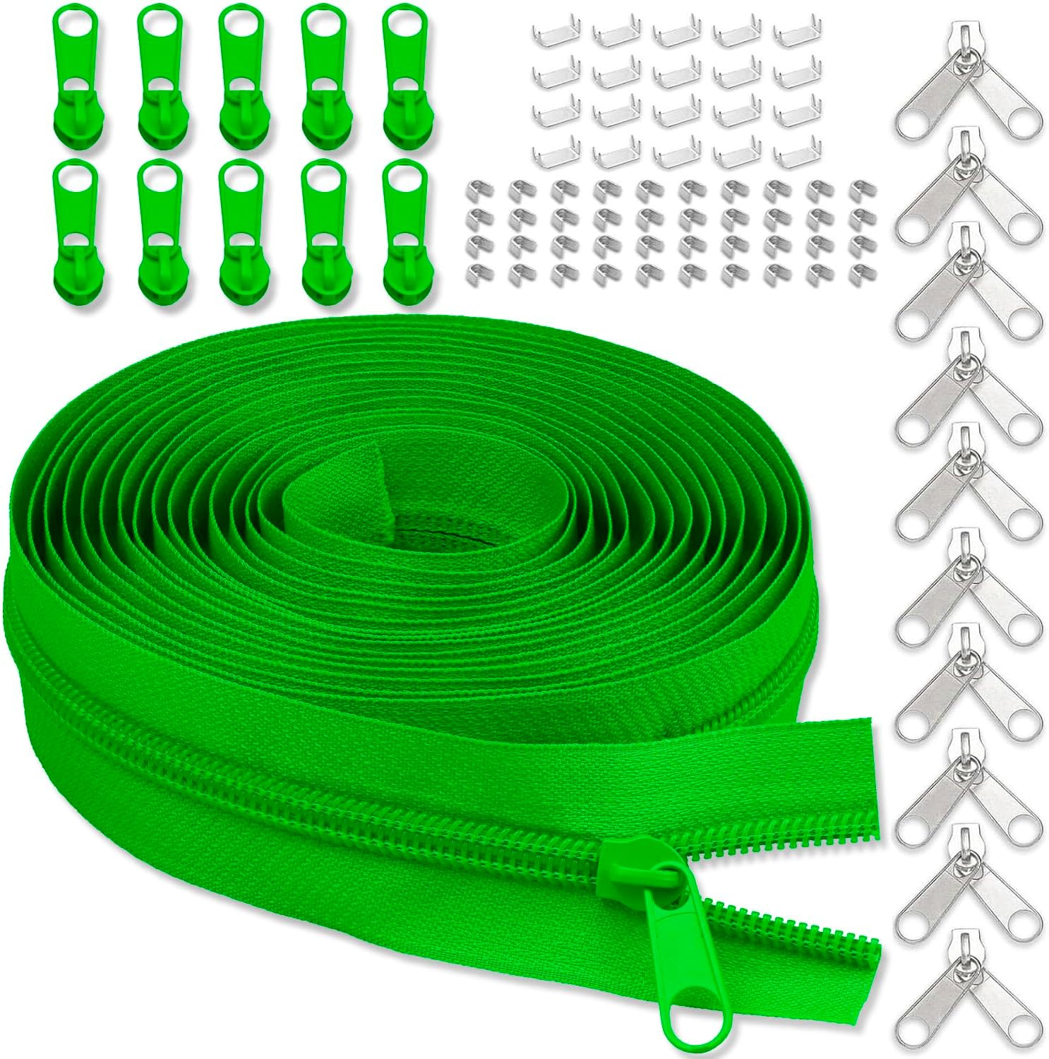 Amazon.com: #5 Nylon Zipper Tape for Sewing: YZSFIRM 10 Yards ...