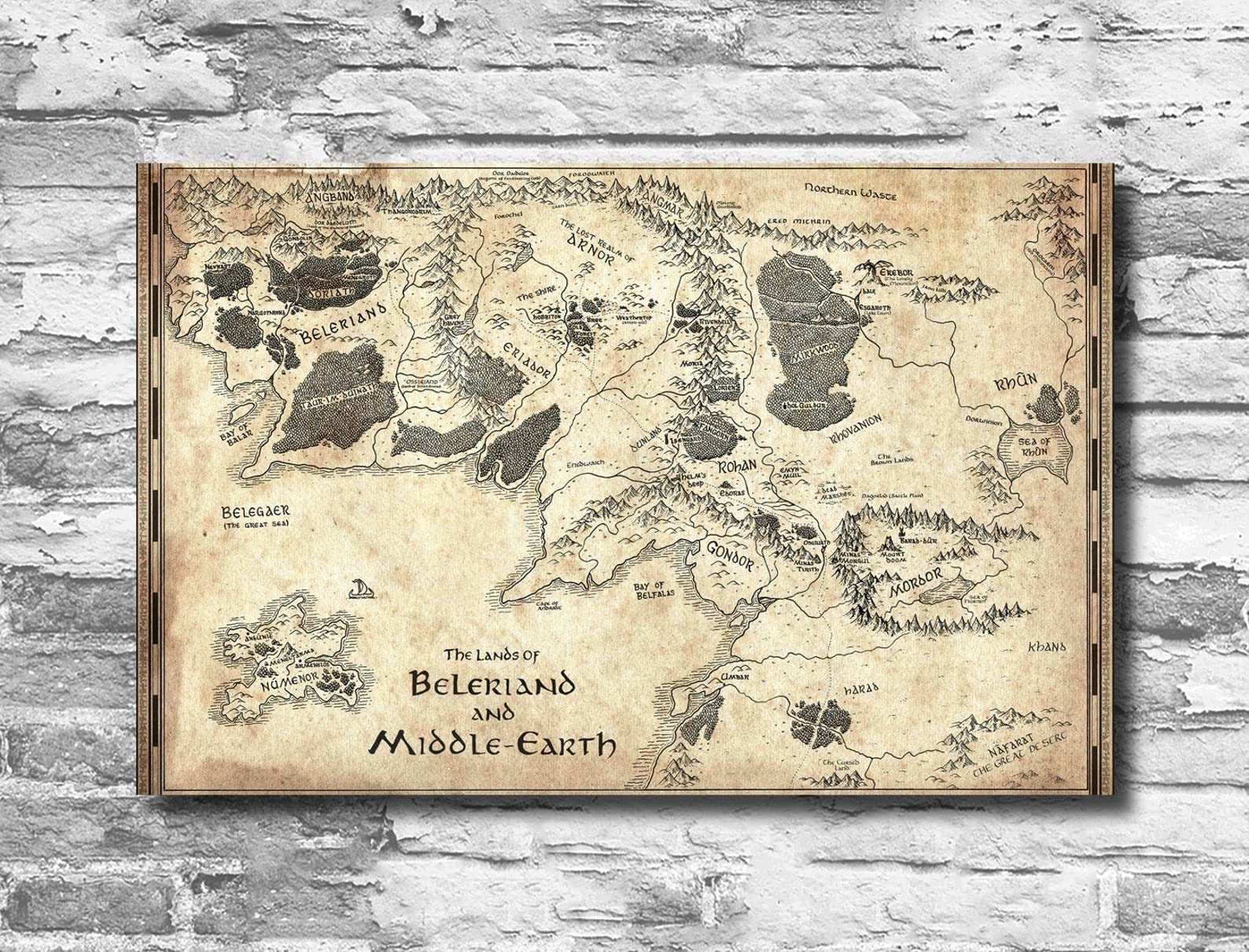 Carte Du Silmarillion