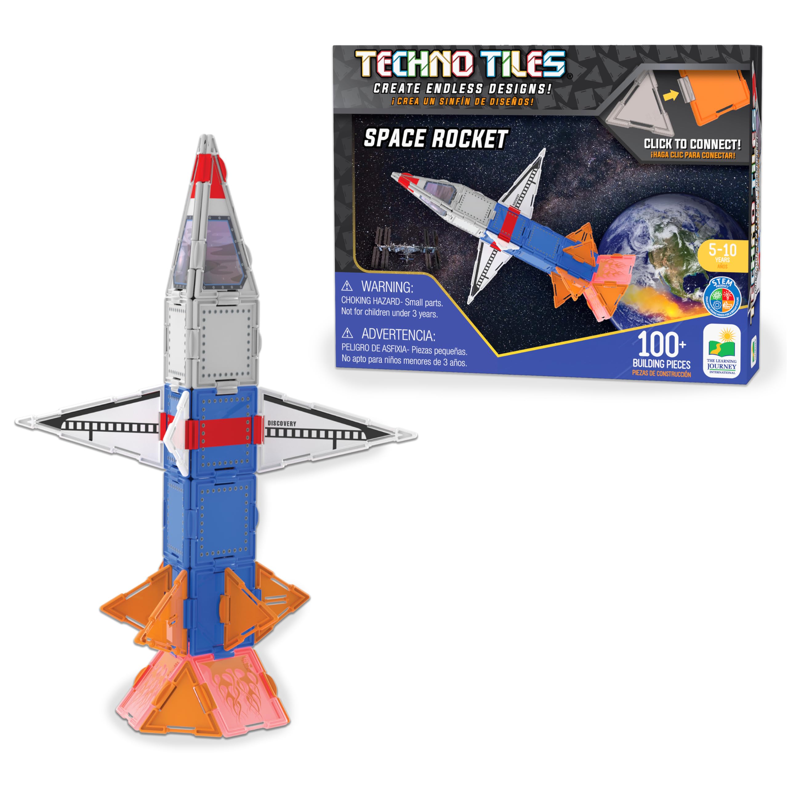 Amazon.com: The Learning Journey Techno Tiles - Space Rocket ...
