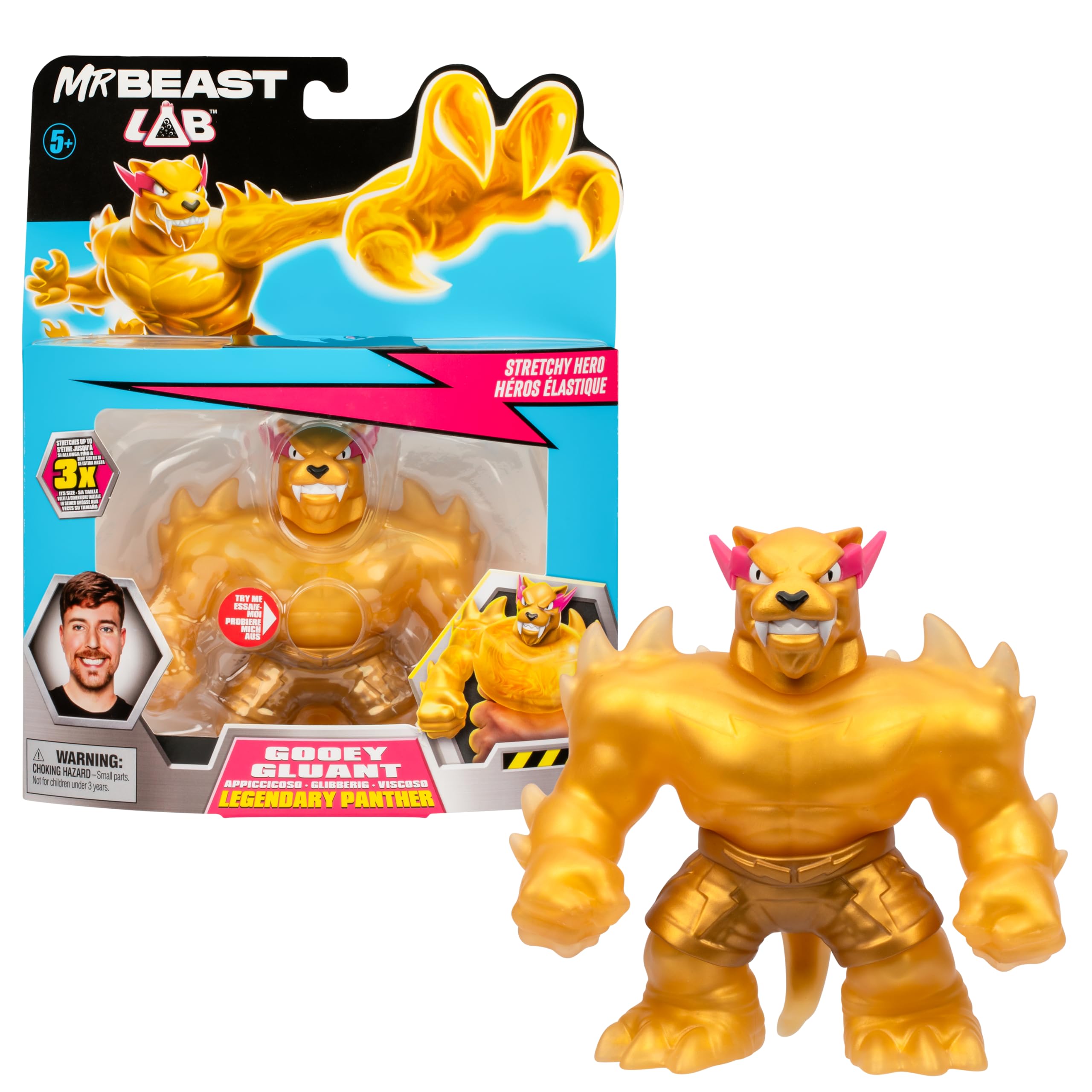 Buy MrBeast Lab 24738 Stretchy Figure by Heroes of Goo JIT Zu, Squishy ...