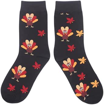 Amazon.com: LoaHak Turkey Socks, 1 Pair, Turkey Theme Gift for ...