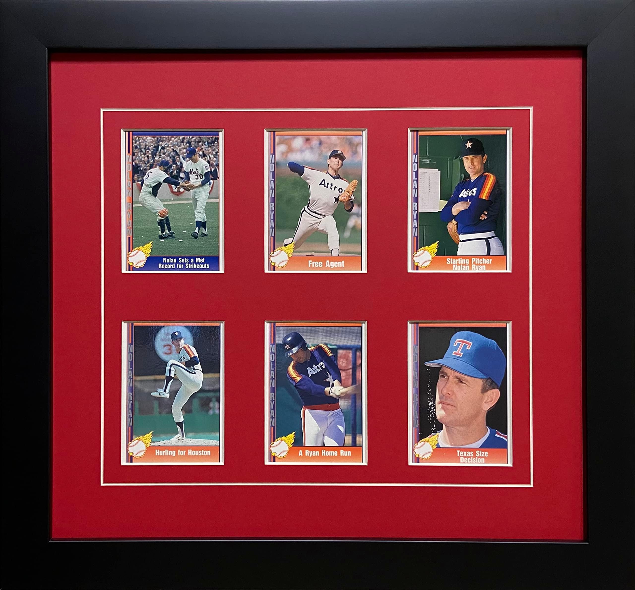 Amazon.com: Trading Card Display Frame for 10 Cards and (1) 4X6 Photo ...