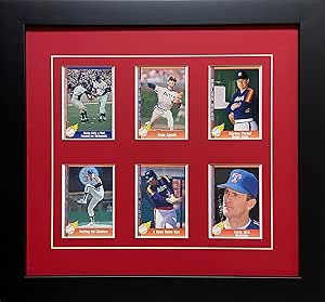 Amazon.com: Trading Card Frame for 6 Standard Trading Cards Black Frame ...