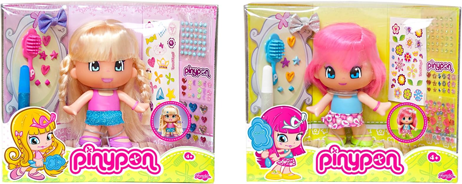 Pinypon 700010146 - Makeup and comb your Pinypon : Amazon.co.uk: Toys ...