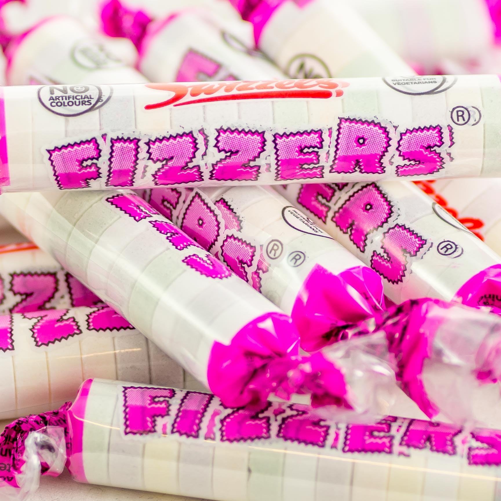 Amazon.com : Swizzels Giant Original Fizzers Sweet 24 Rolls in Box ...