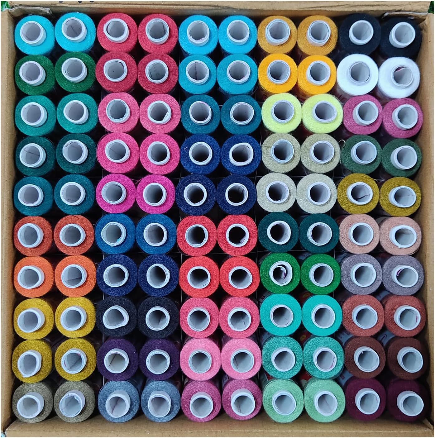 DK Threads 2 PLY Polyester Sewing Thread Assorted Thread Box ...