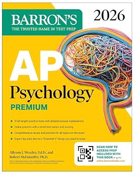 AP Psychology Premium, 2026: Prep Book with 3 Practice Tests ...