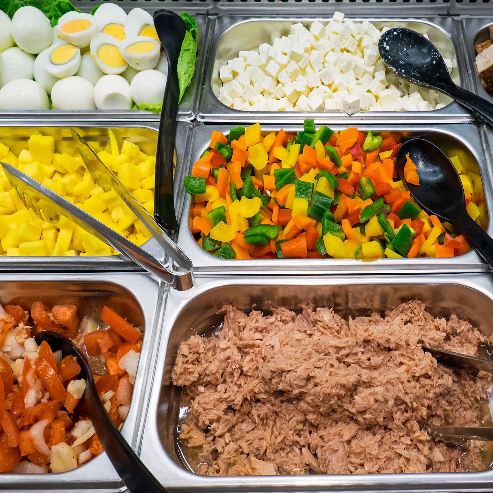 Snapklik.com : Mifoci 2 Pack Stainless Steam Hotel Pan