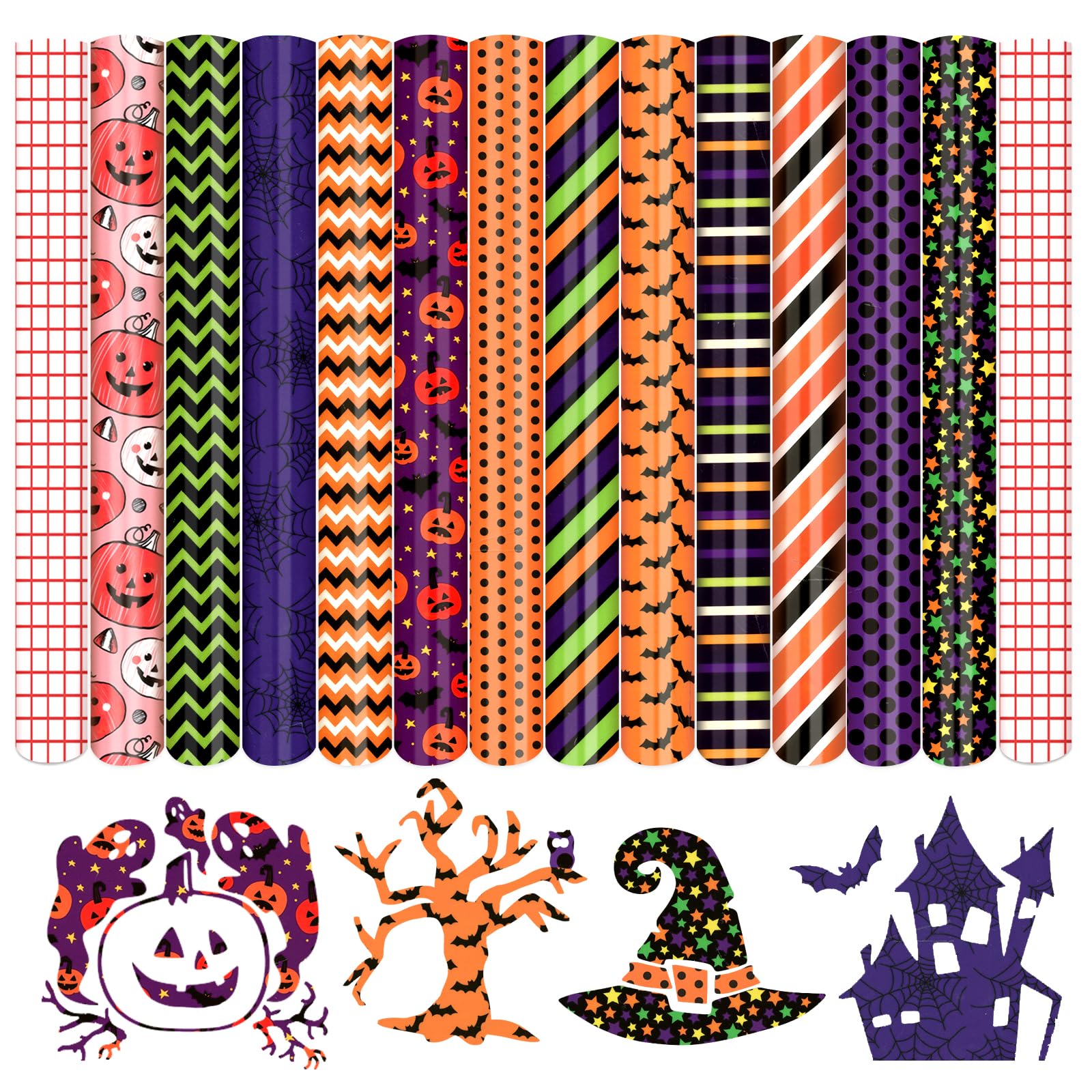 Amazon.com: Tintnut Thanksgiving Autumn Permanent Vinyl - 12 Sheets 12 ...